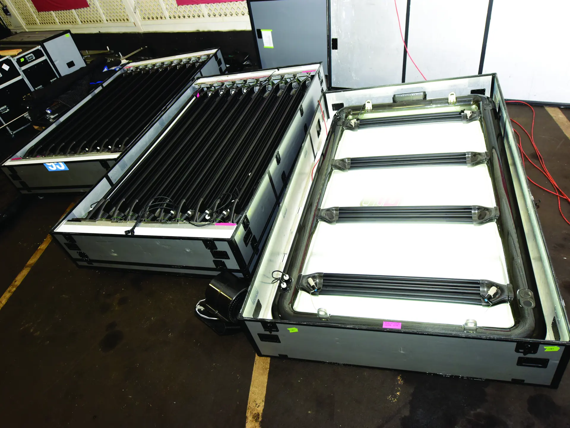 Carbon Halo Gantry With LED Carbon Lights & Awning Set Up Items ...