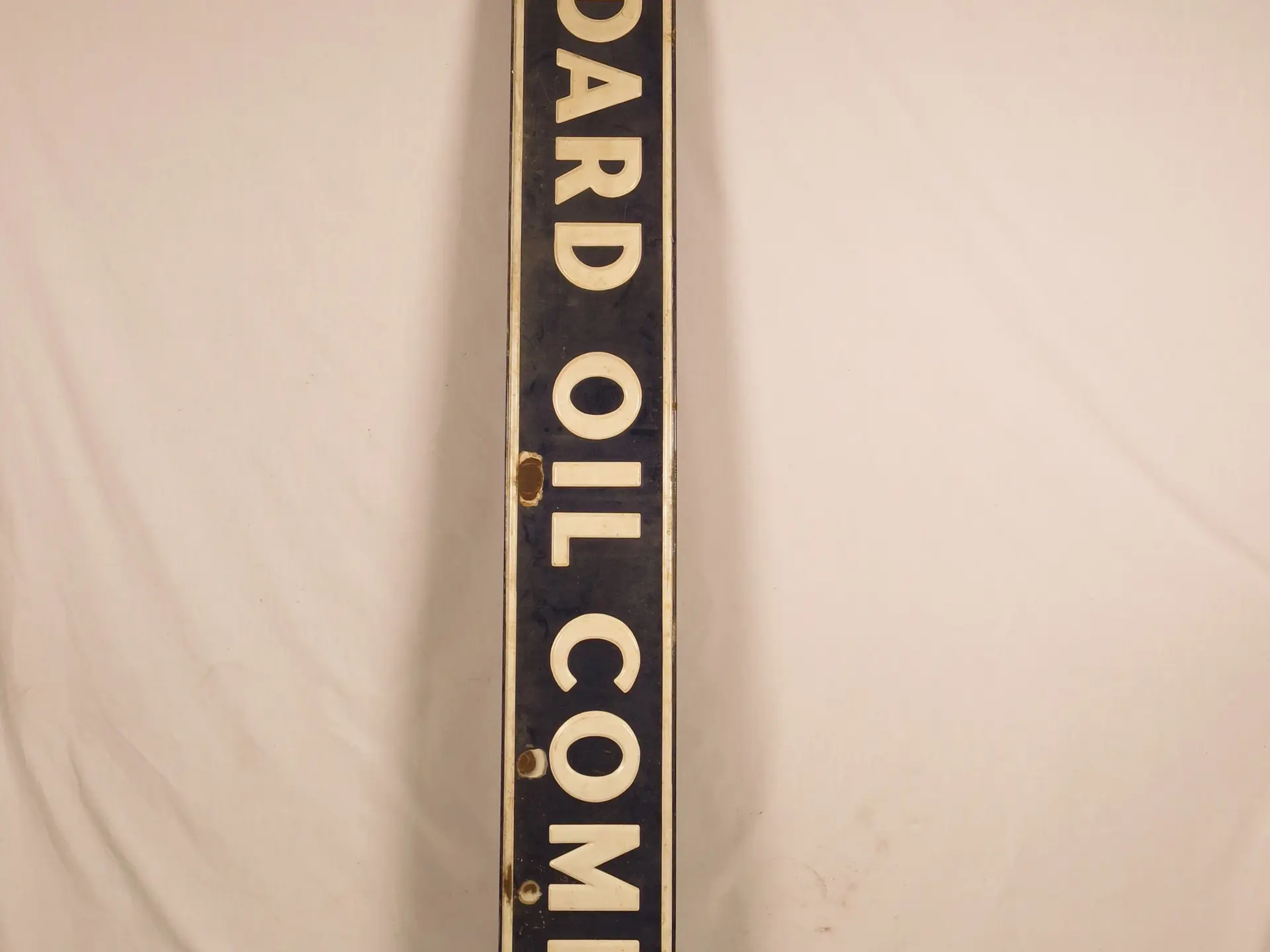 Embossed SSP Standard Oil Company Sign (1'X12') | Auburn Fall 2013 | RM ...