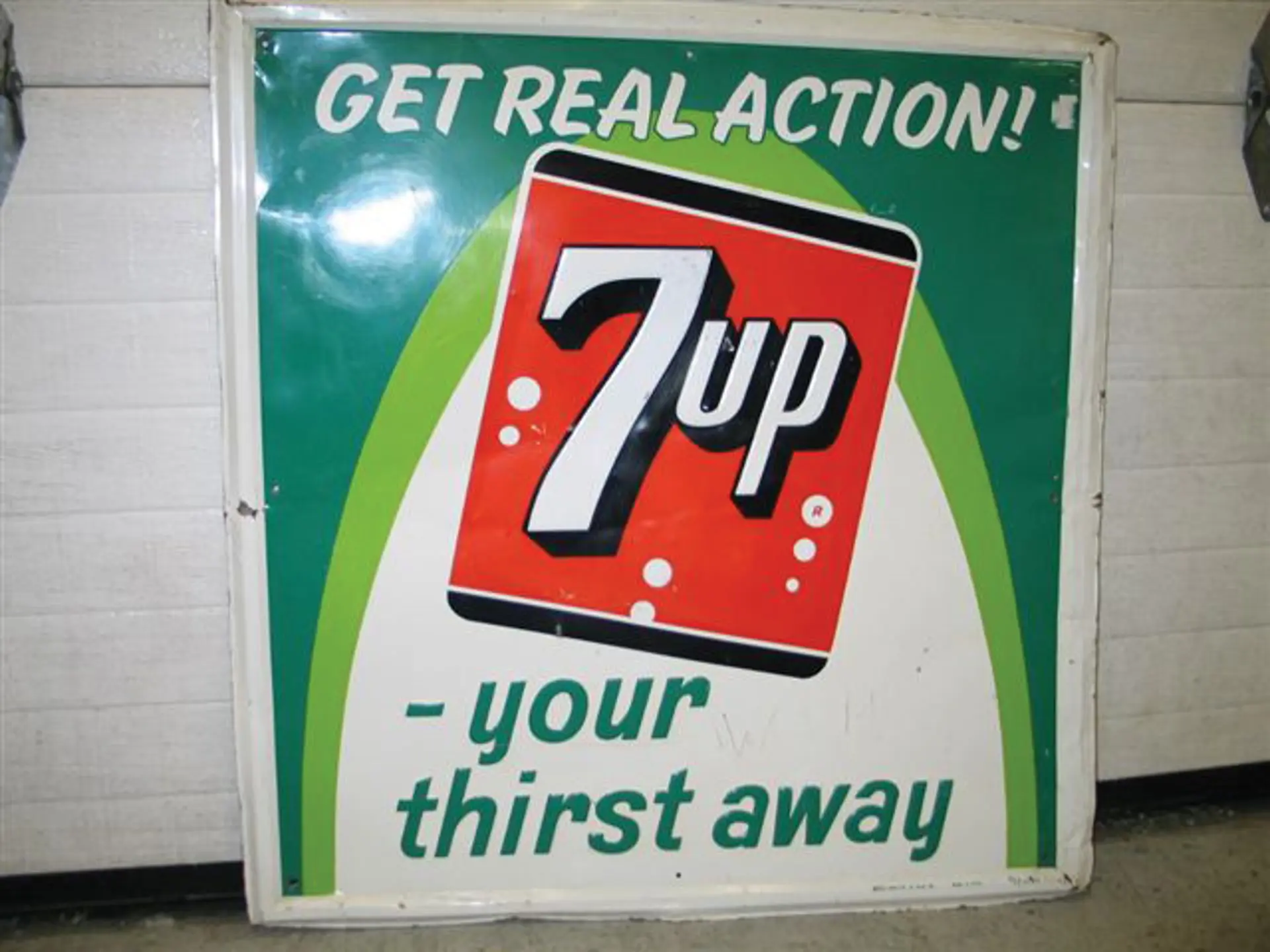 1960's Original 7up Tin Sign | The Florida Collector Car Auction 2005 ...