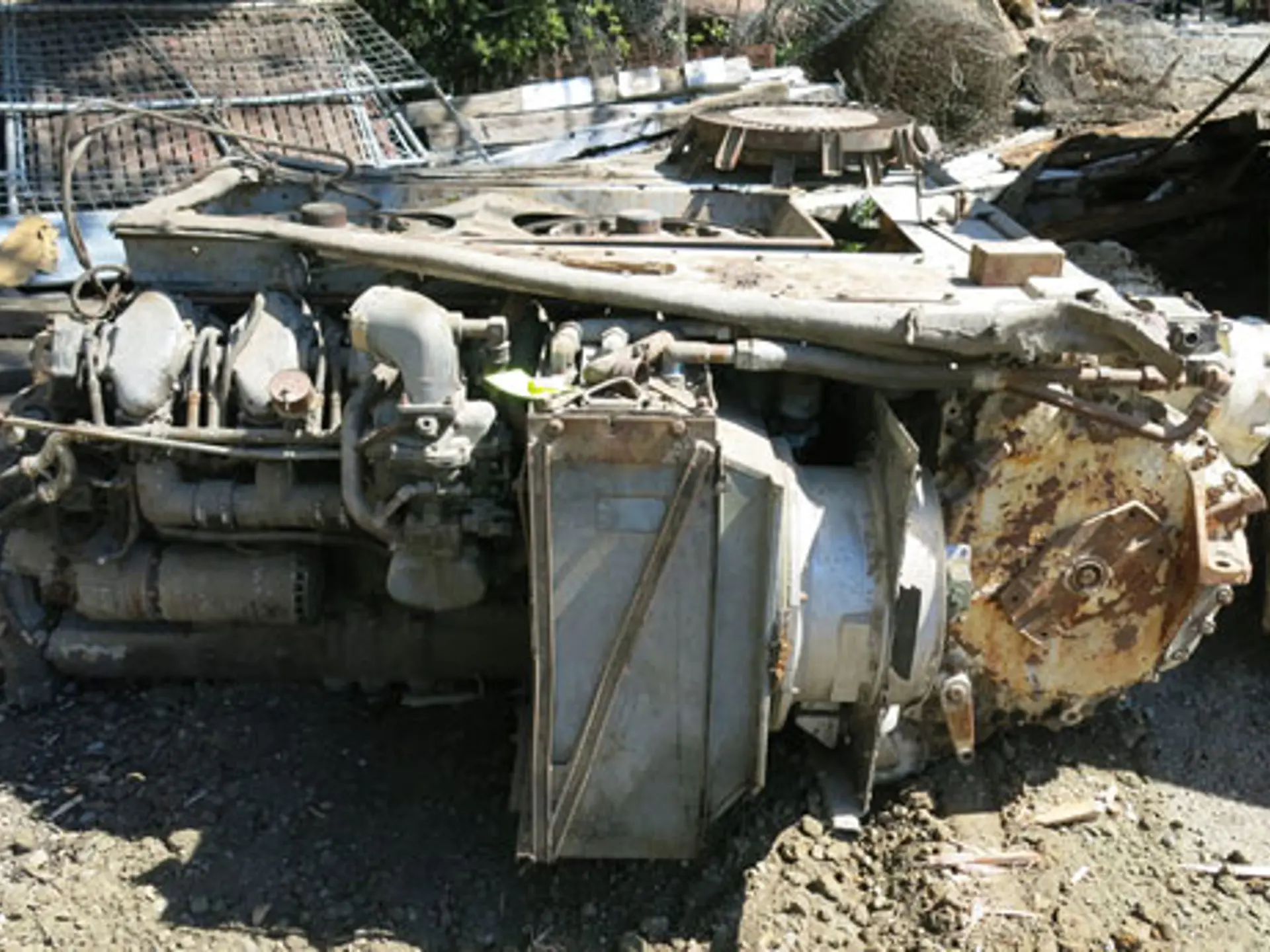 Continental V-12 Gas Engine,Transmission,Final Drive, And Cooler | The ...