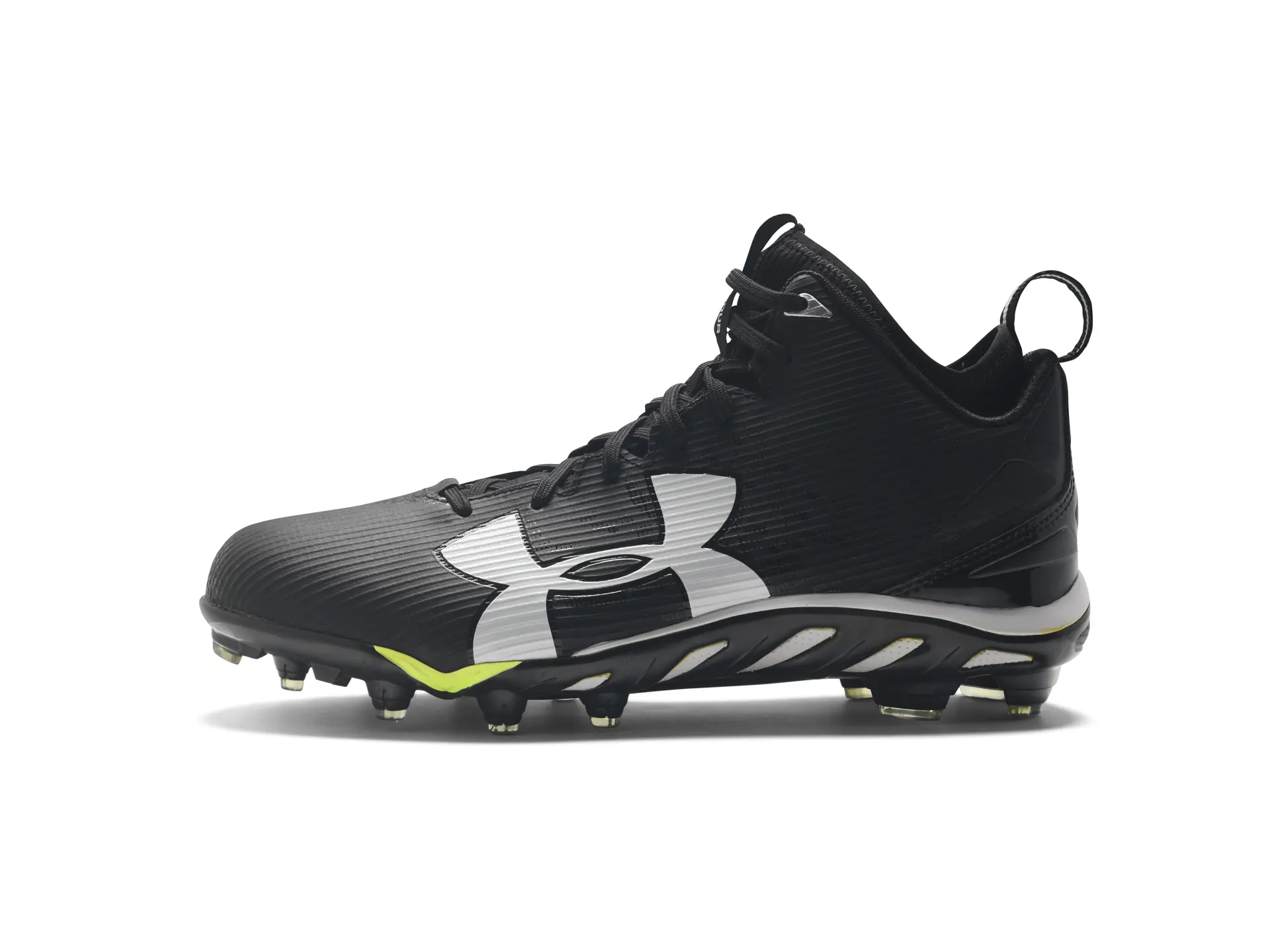 Under Armour Spine Fierce MC Black / White Tom Brady Signed | Size 12 ...