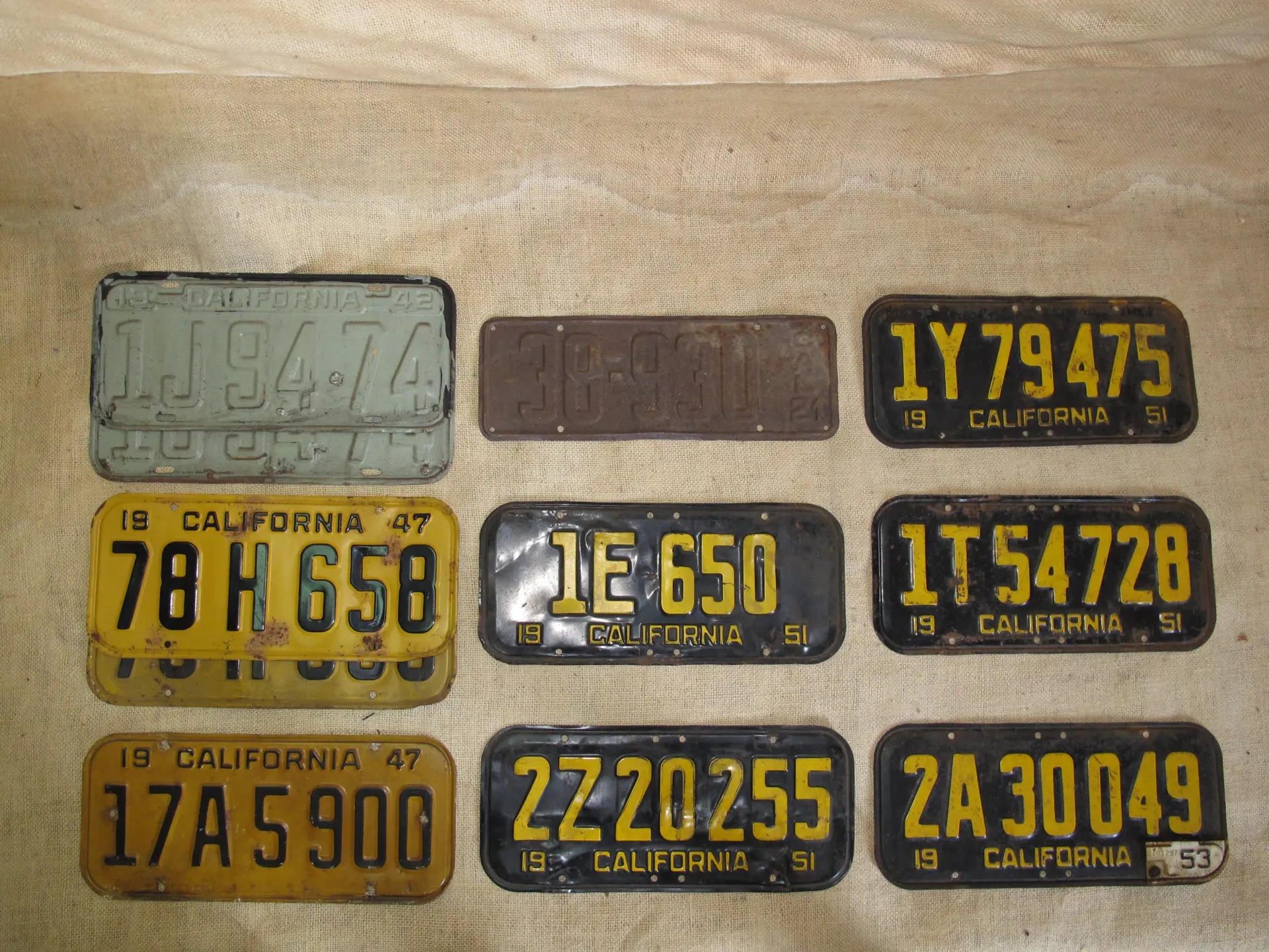 California License Plates | The Lee Roy Hartung Collection | RM Sotheby's