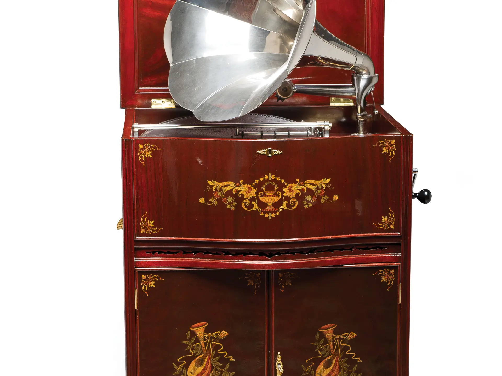 Miraphone 18.5-Inch Music Box/Phonograph Combination | The Milhous ...