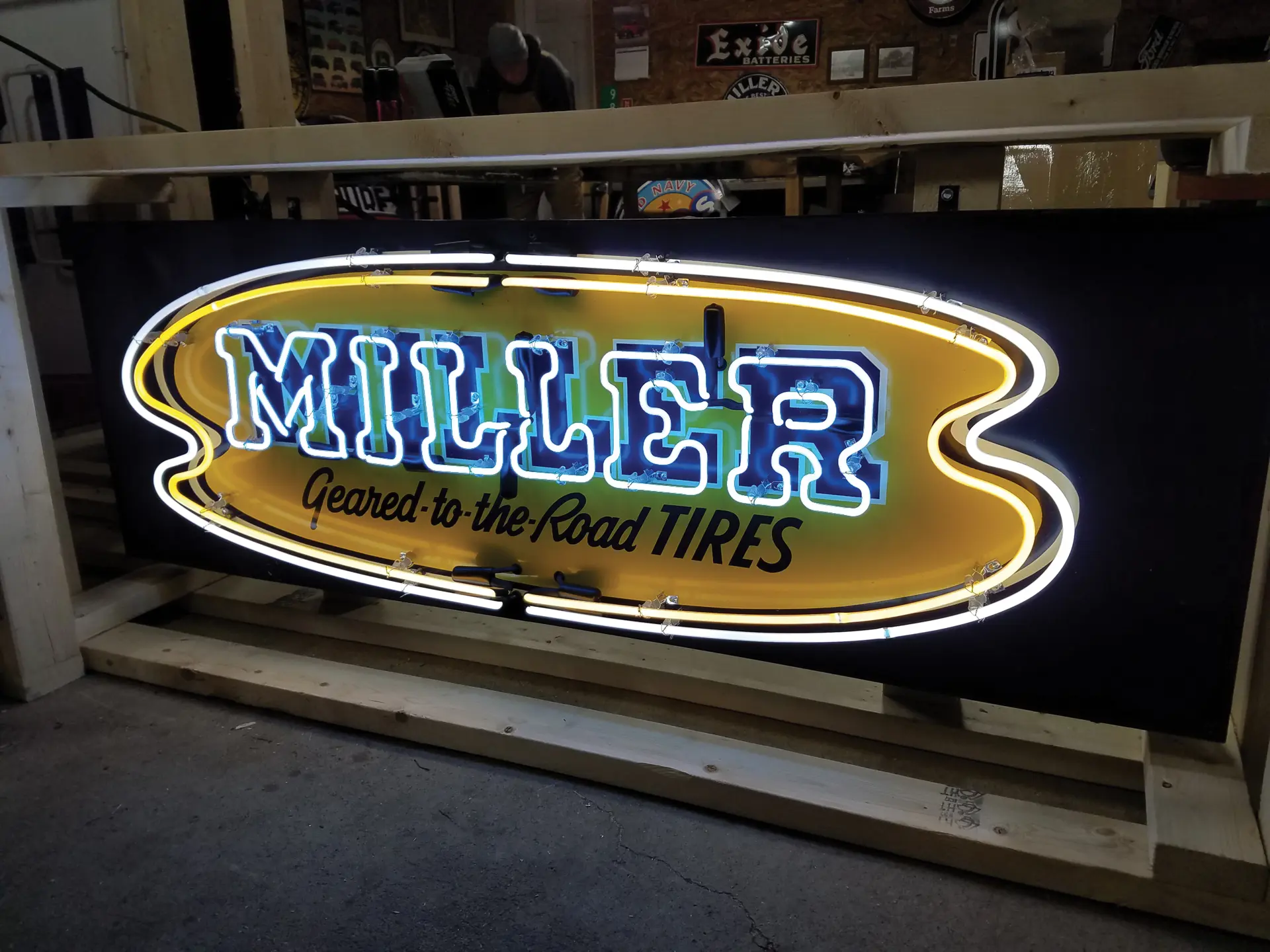 Miller Tires Sign | Fort Lauderdale 2019 | RM Sotheby's