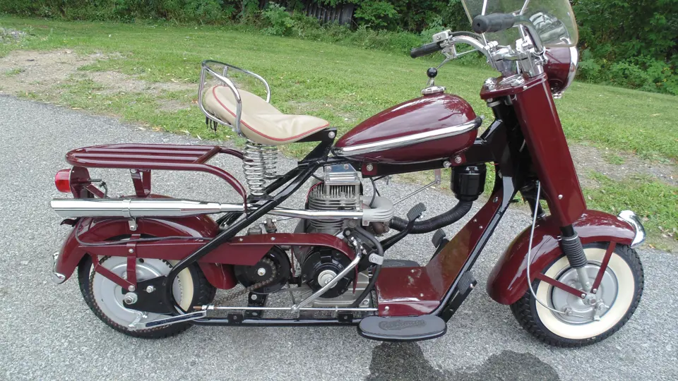 1958 Cushman Eagle fully restored with all original and nos parts, sold on Bill of Sale ...