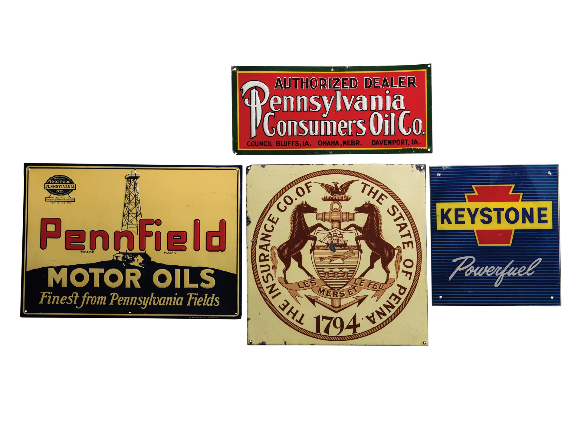 Assorted Pennsylvania Themed Signs | The Dingman Collection | RM Sotheby's