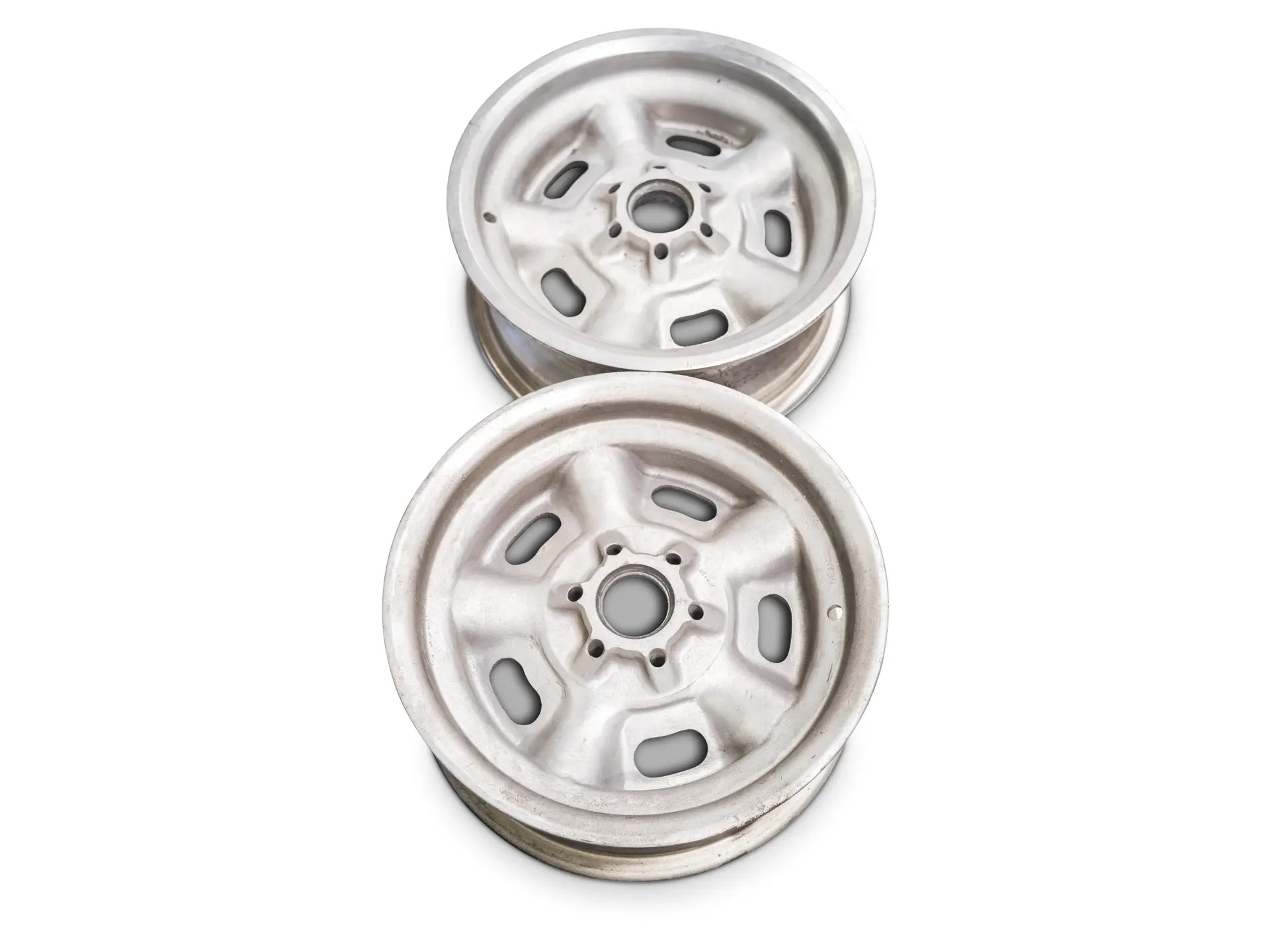 Pair of 18 in. Halibrand Roadster Rear Wheels with Integral Pressure ...