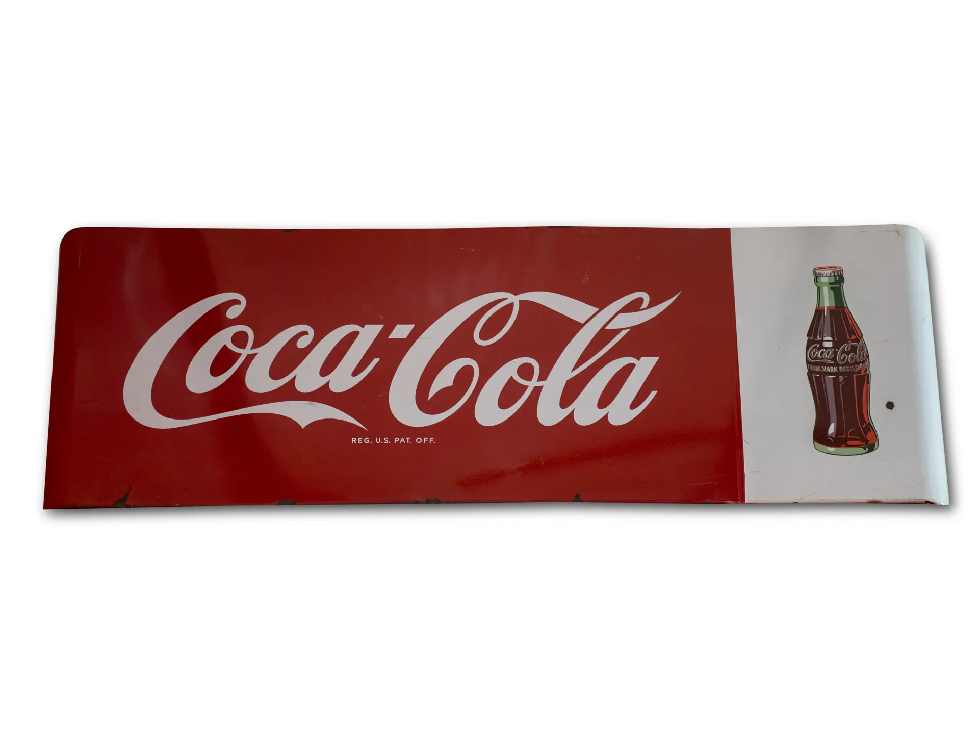 Large Coca-Cola Enameled Metal Sign | Gene Ponder Collection | RM Sotheby's