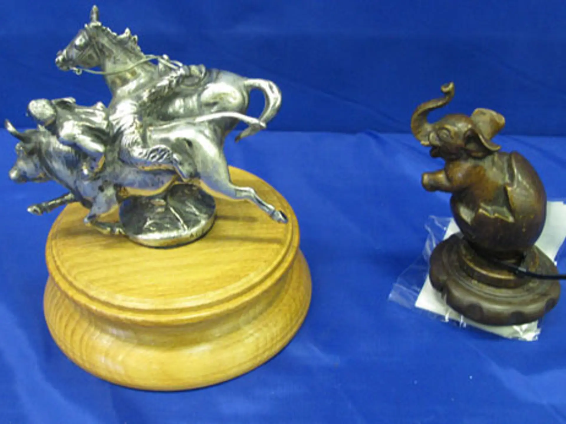 1929 Delage DMN Faux Cabriolet Hood Ornament, "Rodeo" Mascot | Auburn ...