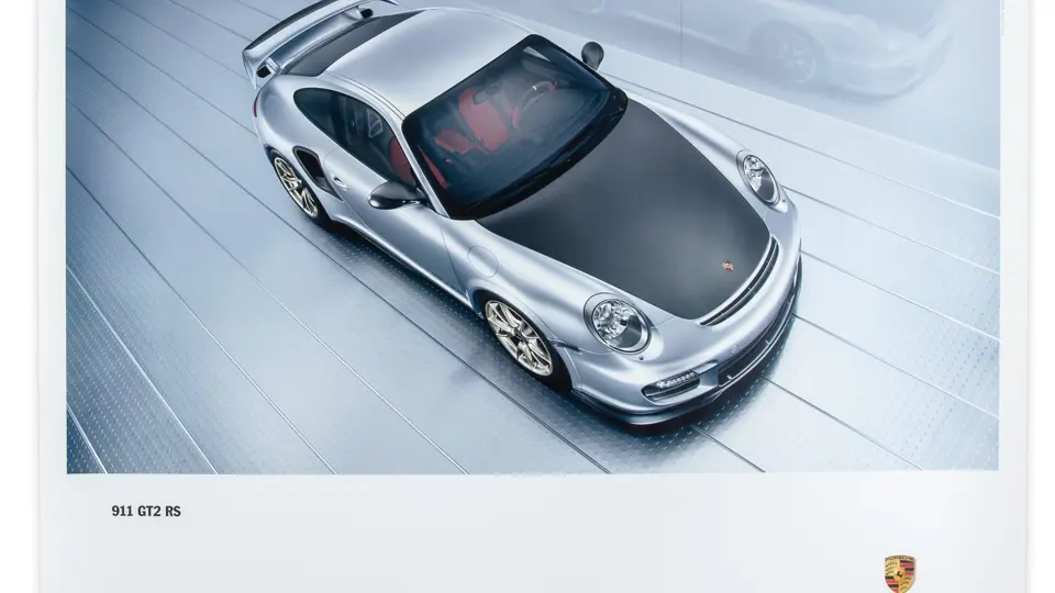 Five Porsche 911 GT2 RS Advertising Posters | The White Collection ...