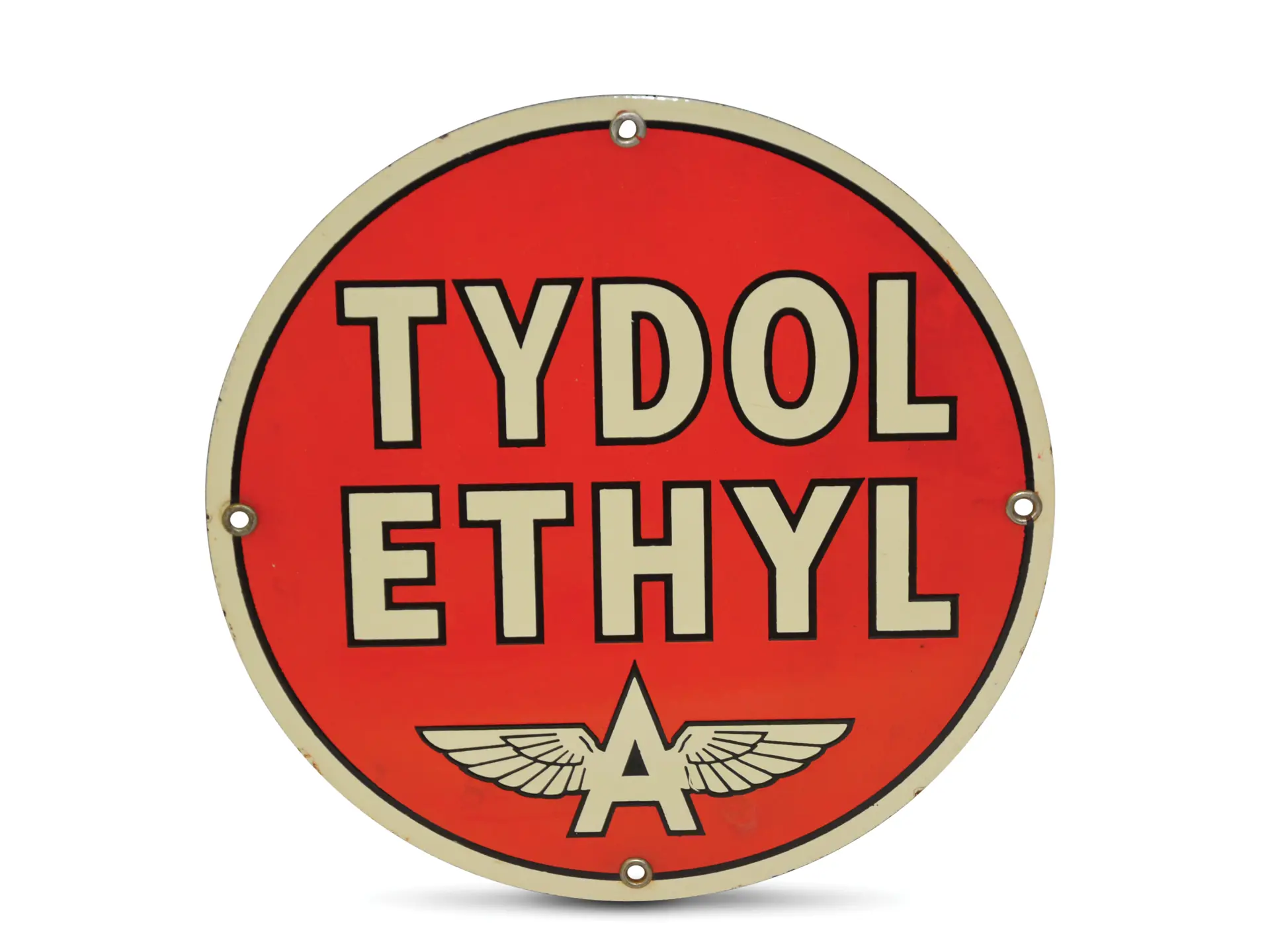 Tydol Ethyl with Flying A Logo Porcelain Sign | Auburn Fall 2019 | RM ...