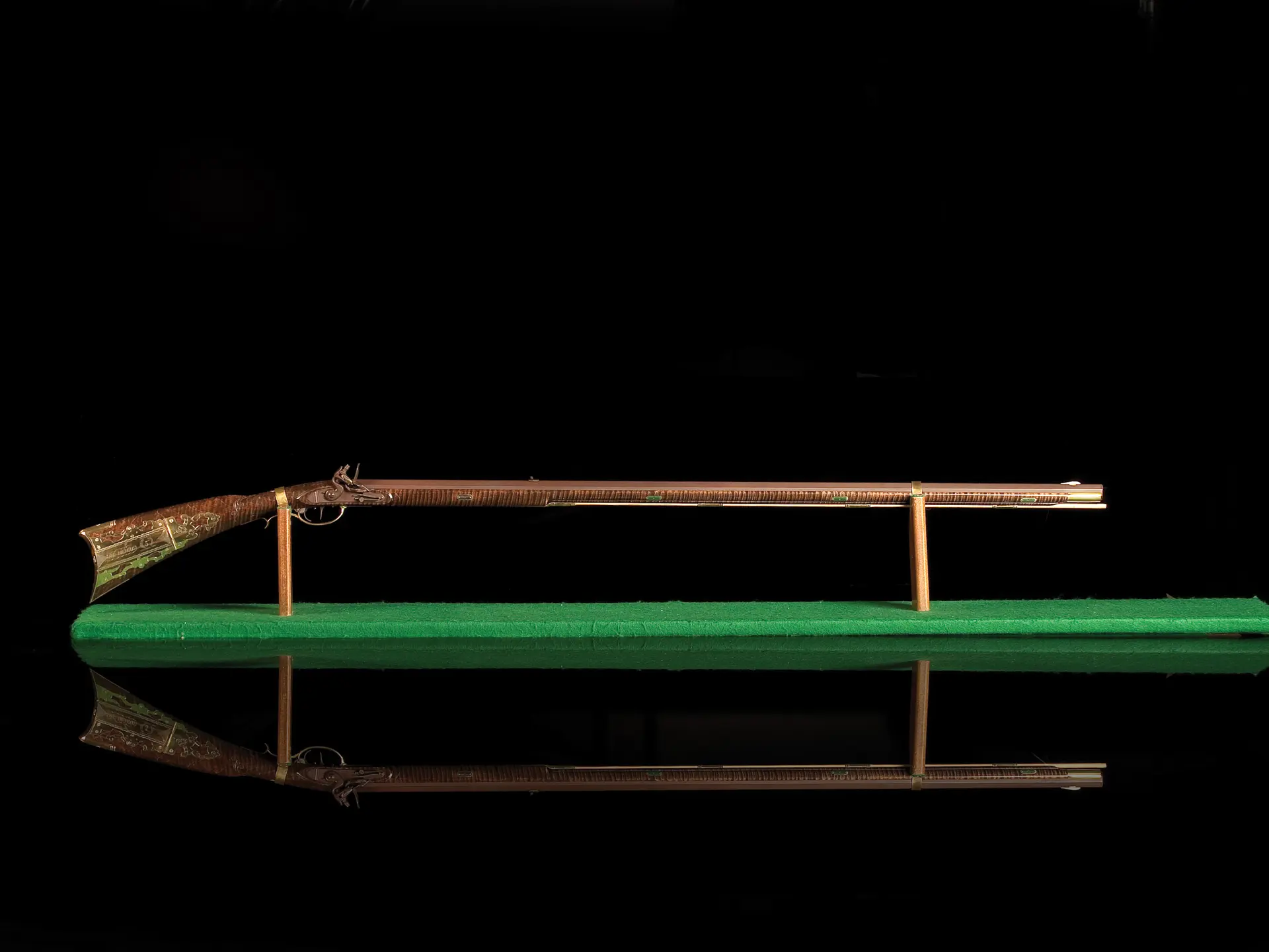 Custom Kentucky Flintlock Long Rifle | The Milhous Collection | RM ...