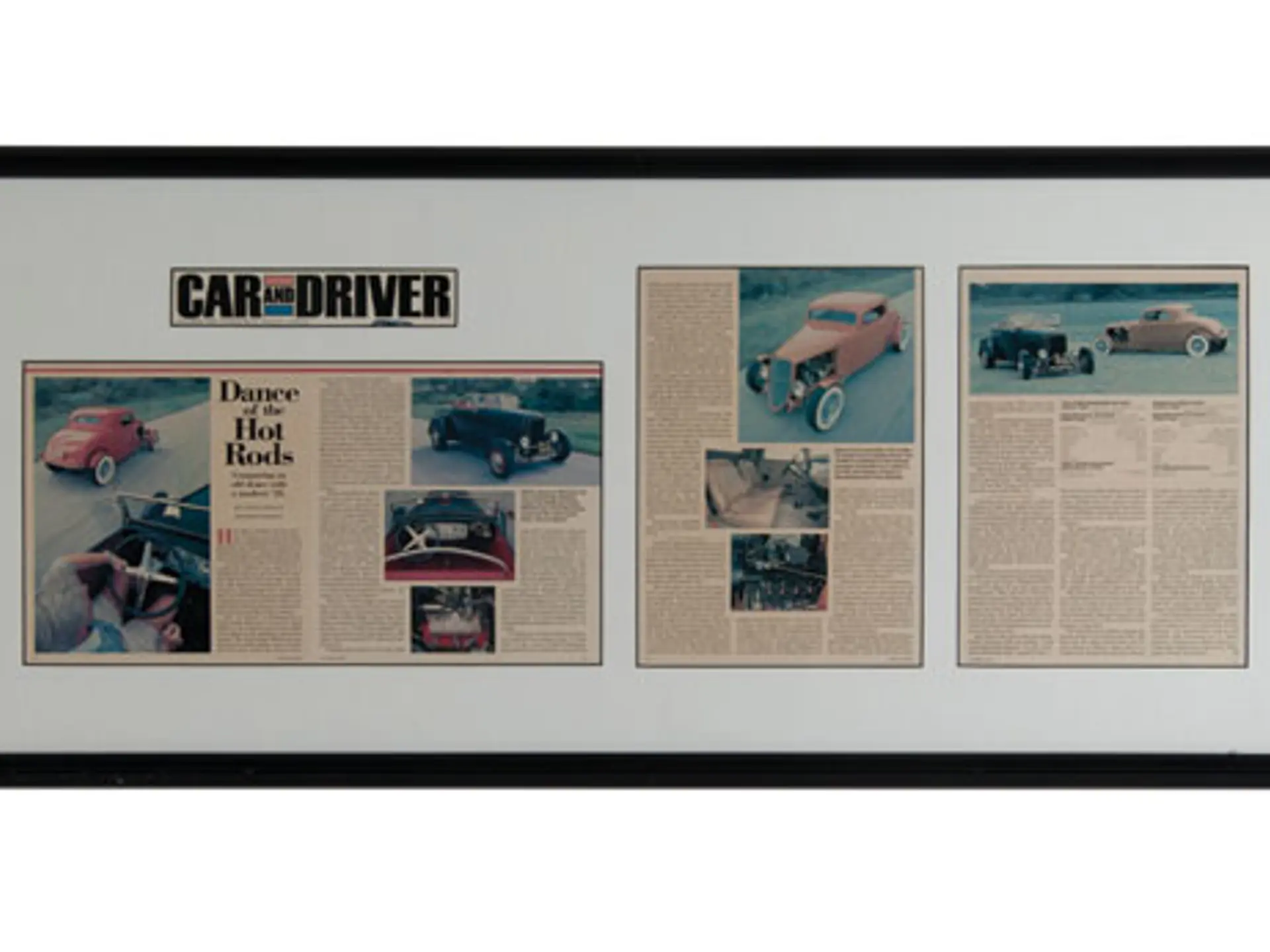 “Dance of the Hot Rods” Framed Article (16" X 36.5") | Auburn Fall 2013 ...