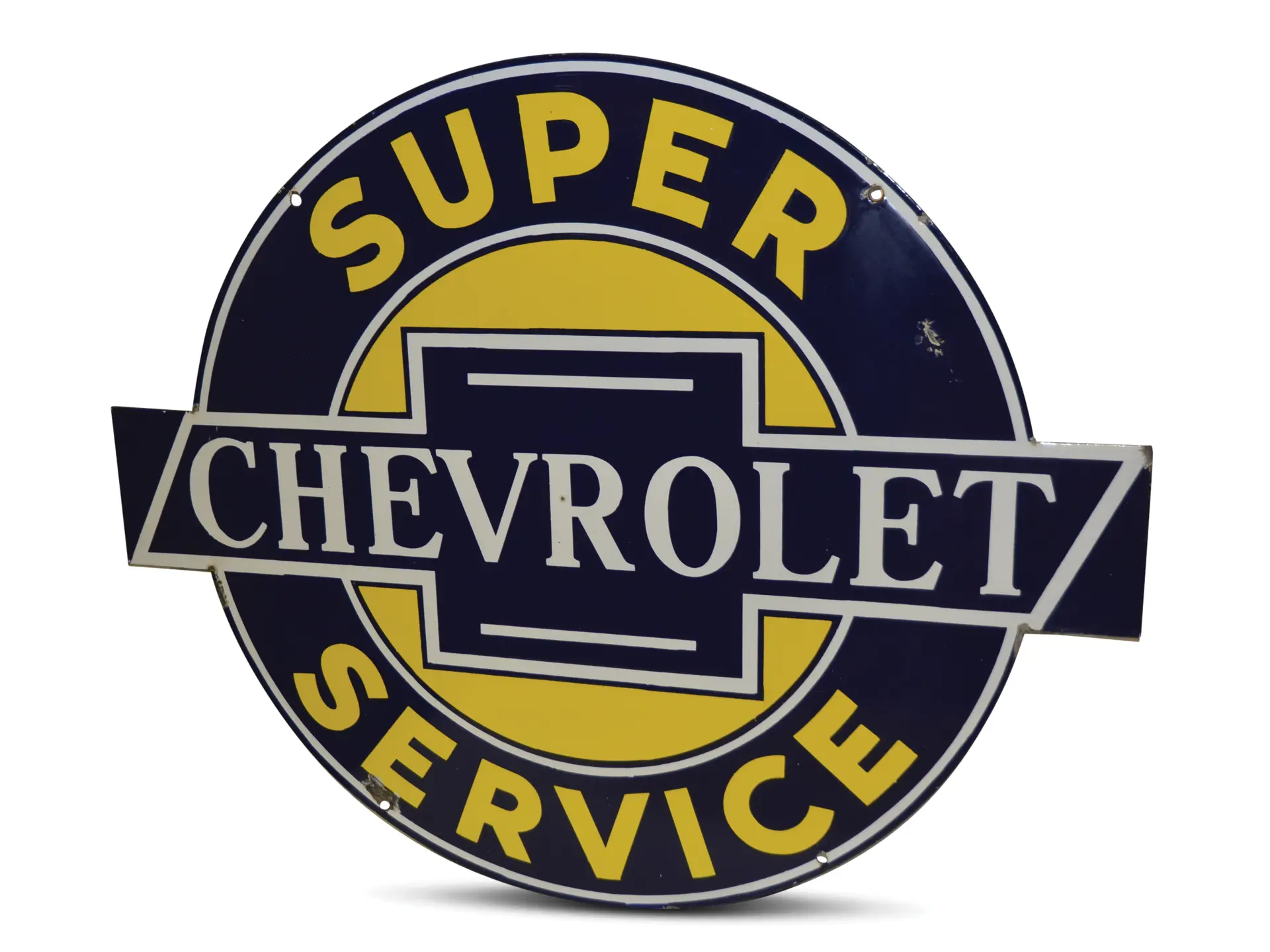Super Chevrolet Service Rare Sized Porcelain Sign | Auburn Fall 2019 ...