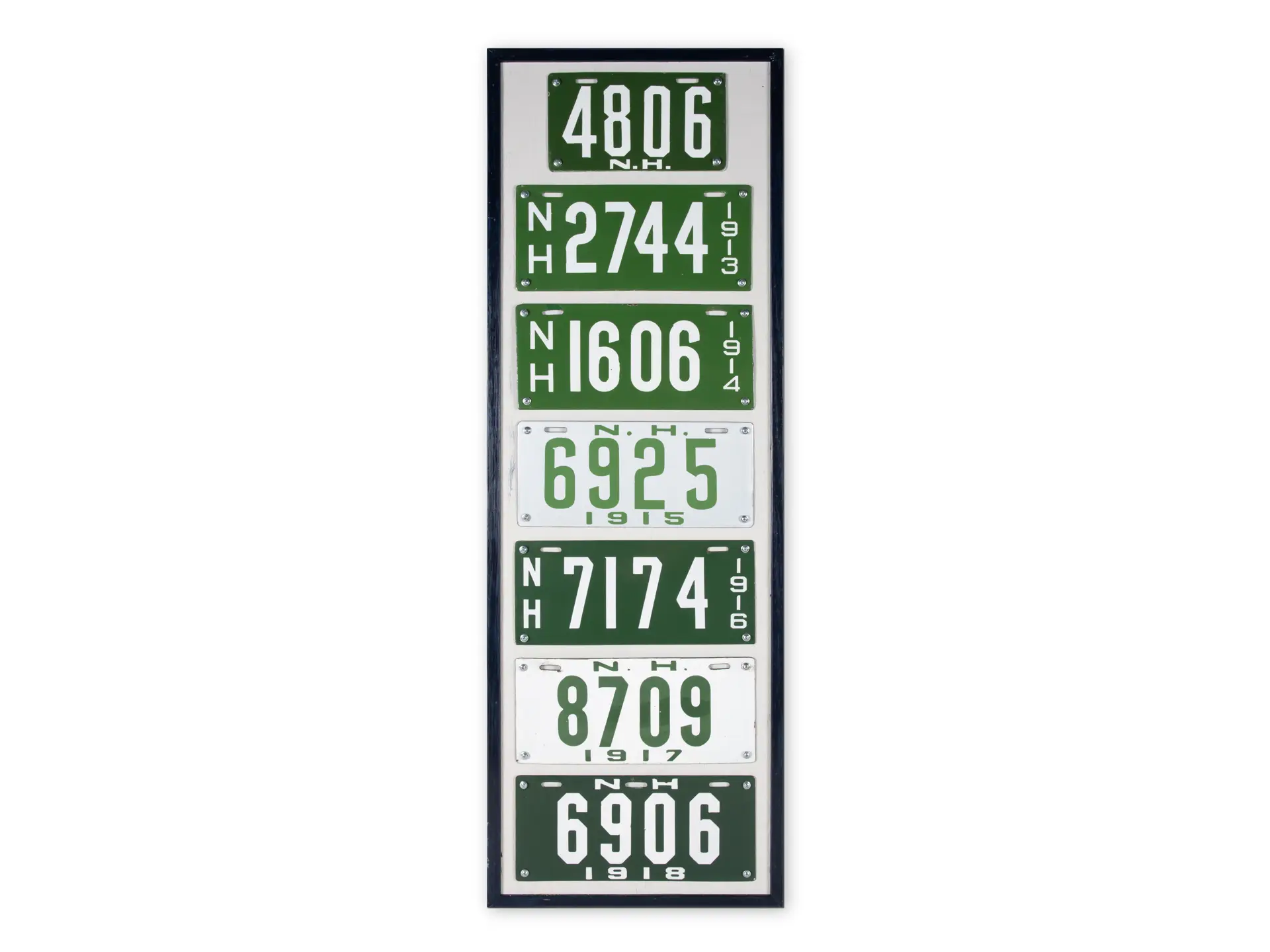 New Hampshire Porcelain License Plates | Hershey 2025 | RM Sotheby's