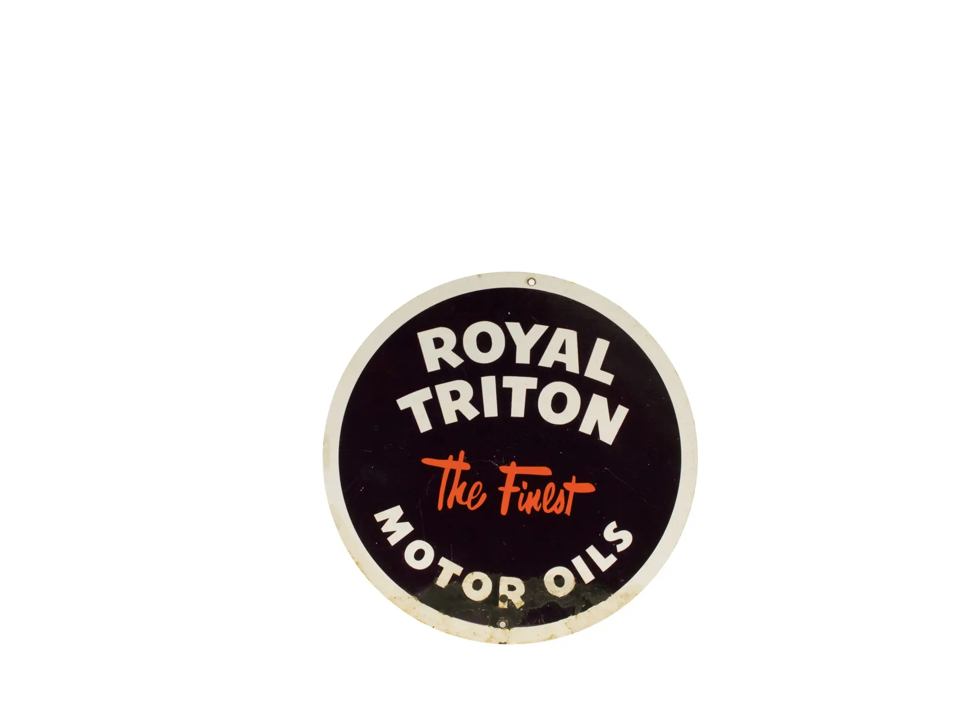 Royal Triton Motor Oil Sign | The Al Wiseman Collection | RM Sotheby's