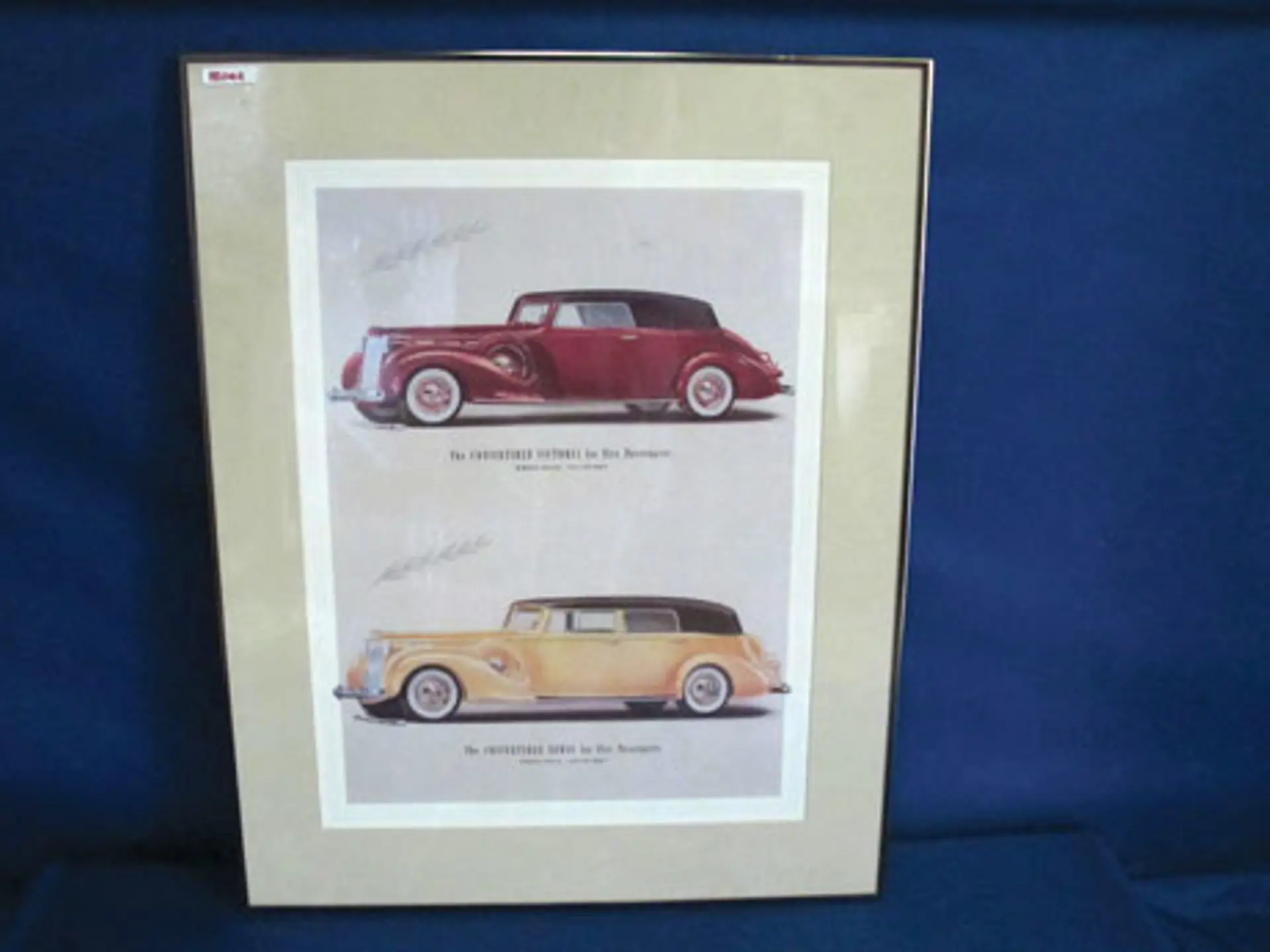 1938 Packard Open Car V-12 Advertising Poster | Auburn Fall 2012 | RM ...