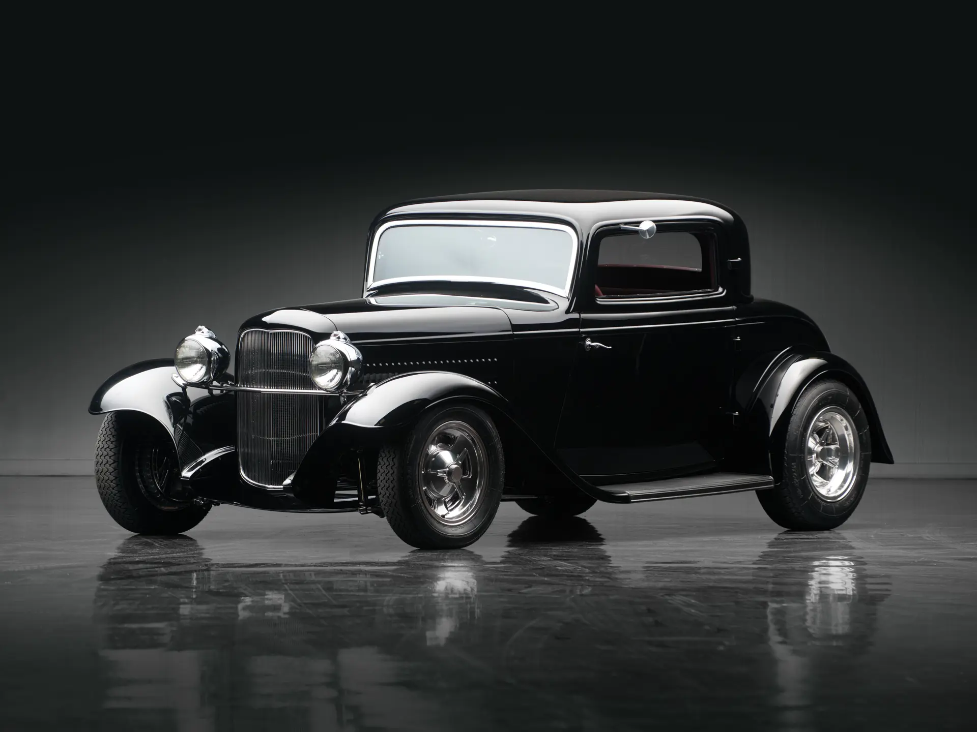 1932 Ford Three-Window Custom Coupe | The Don Davis Collection | RM ...