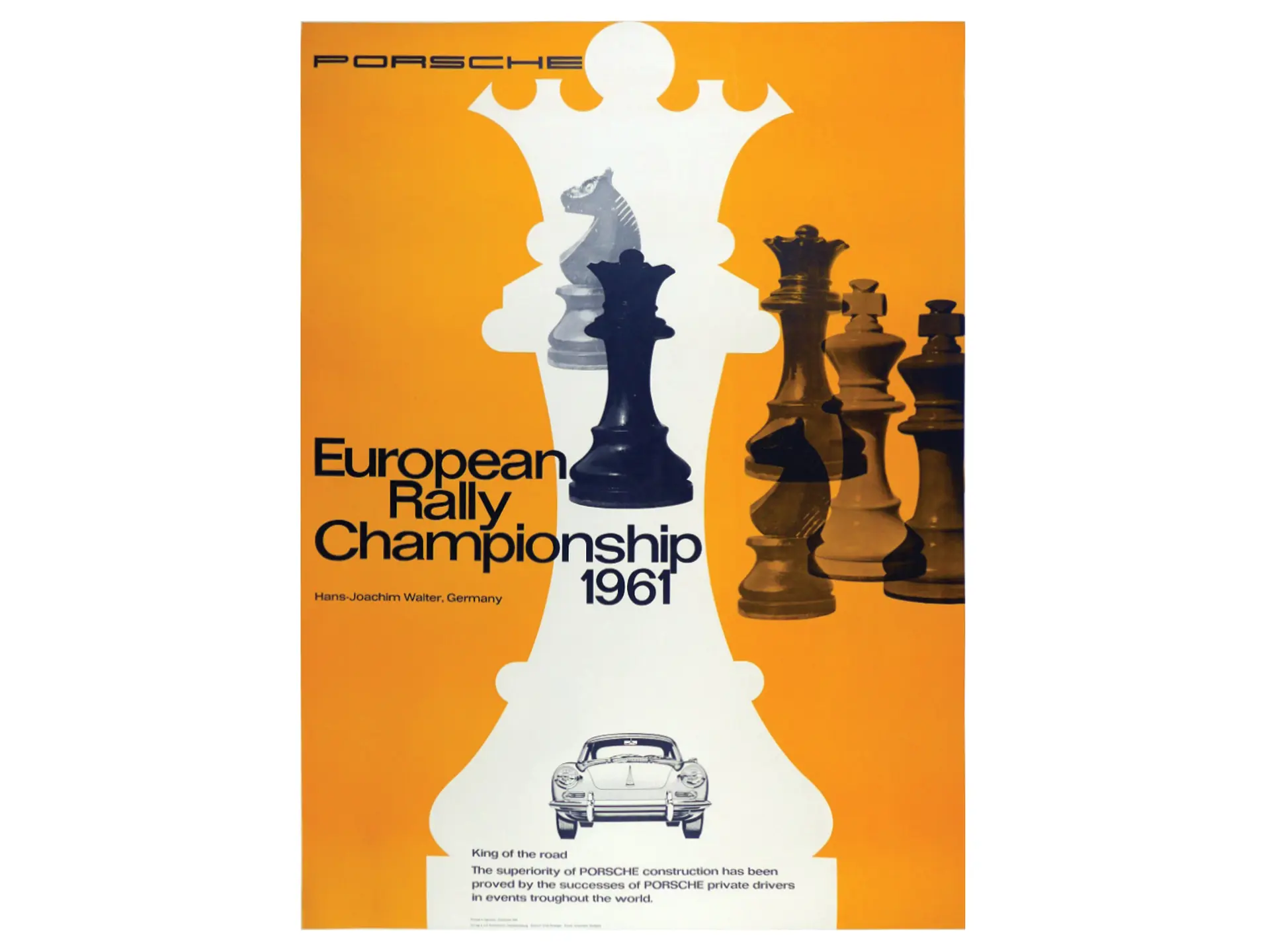 European Rally Championship, 1961 | Classic & Rare Porsche Posters | RM ...