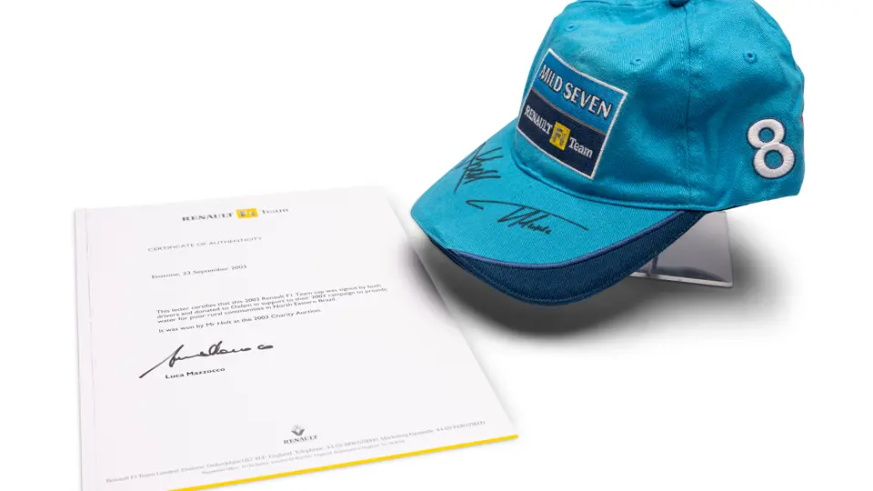 2003 Fernando Alonso Renault Formula 1 Signed Signed Cap | The ...