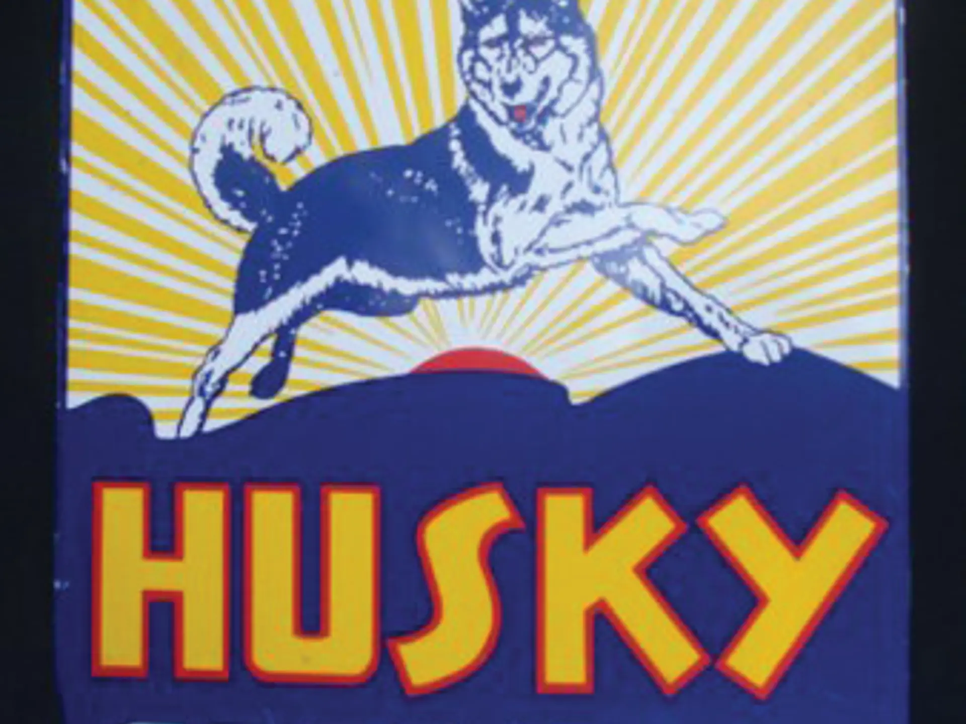 Striking Metal Husky Sign (20.5 x 25.5) | Auburn Spring 2011 | RM Sotheby's