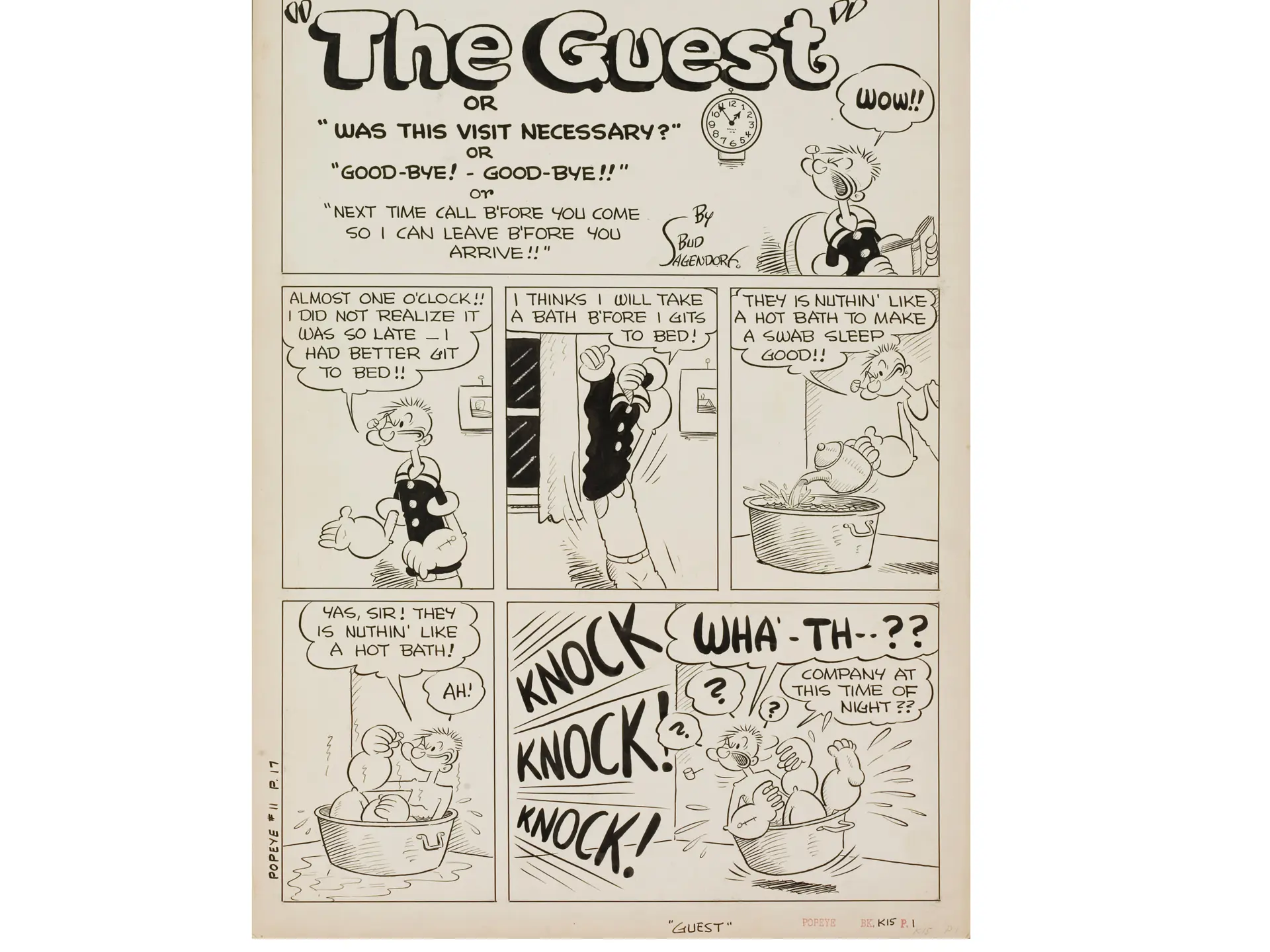 Bud Sagendorf - Popeye | The Brucker Collection | RM Sotheby's