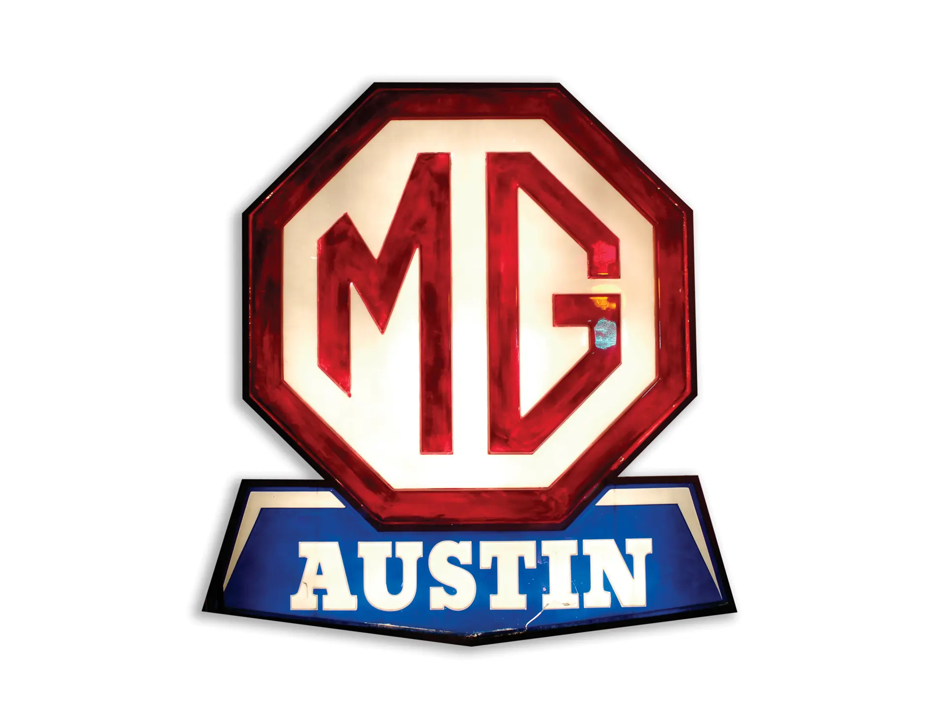 ILLUMINATED MG AUSTIN SIGN | The Ponder Collection | RM Sotheby's