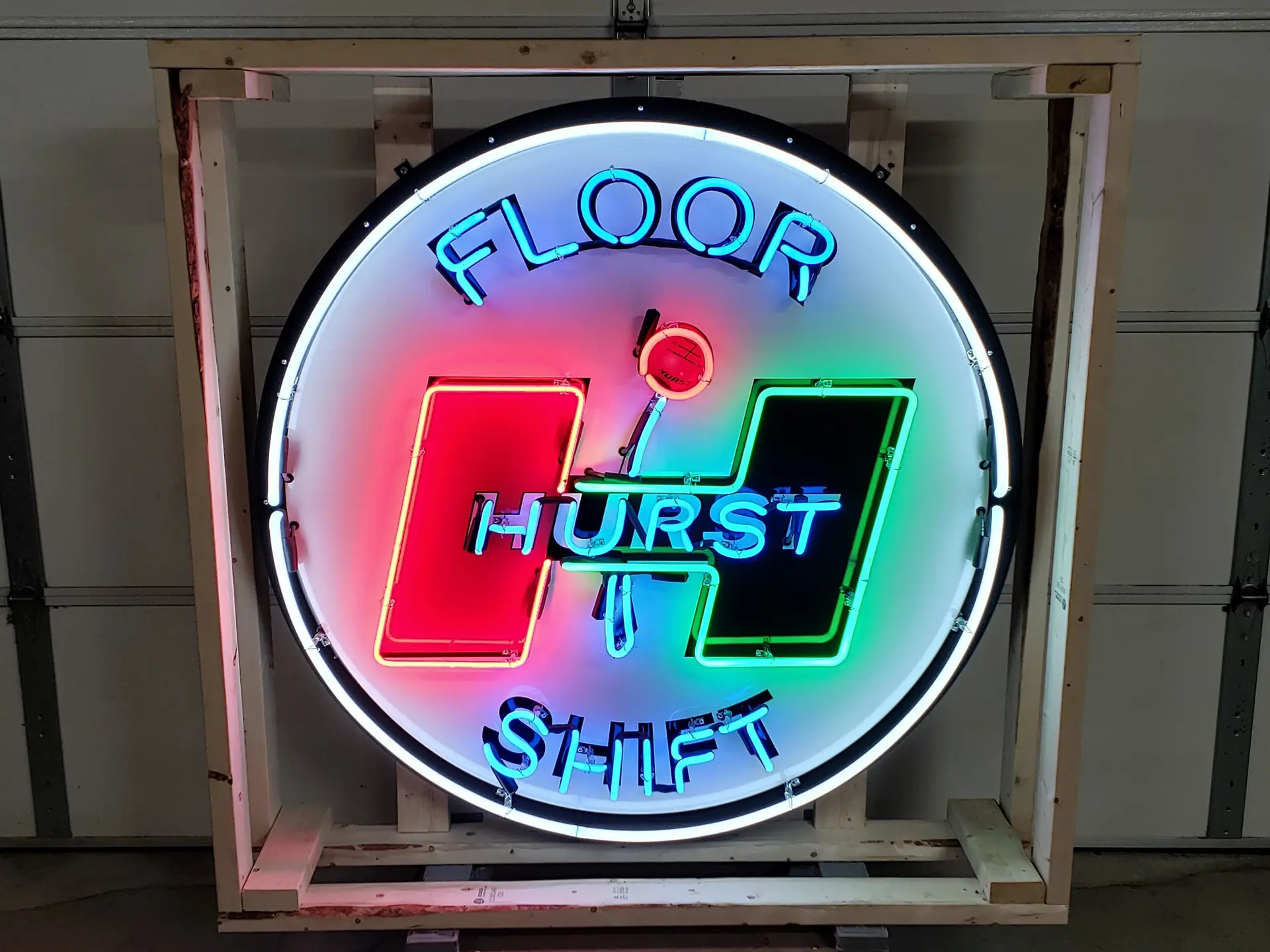 Hurst Floor Shift Custom-Made Neon Tin Sign | Open Roads, February 2021 ...