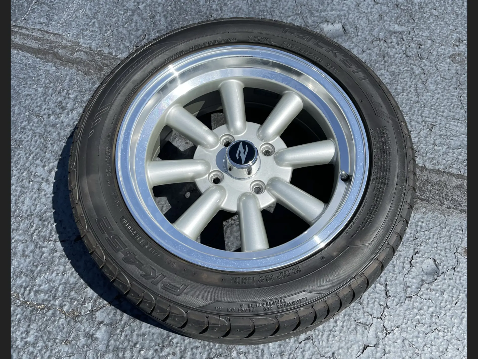 Four Custom 16-inch Wheels (4x4.5 bolt pattern) - For Datsun/Nissan ...