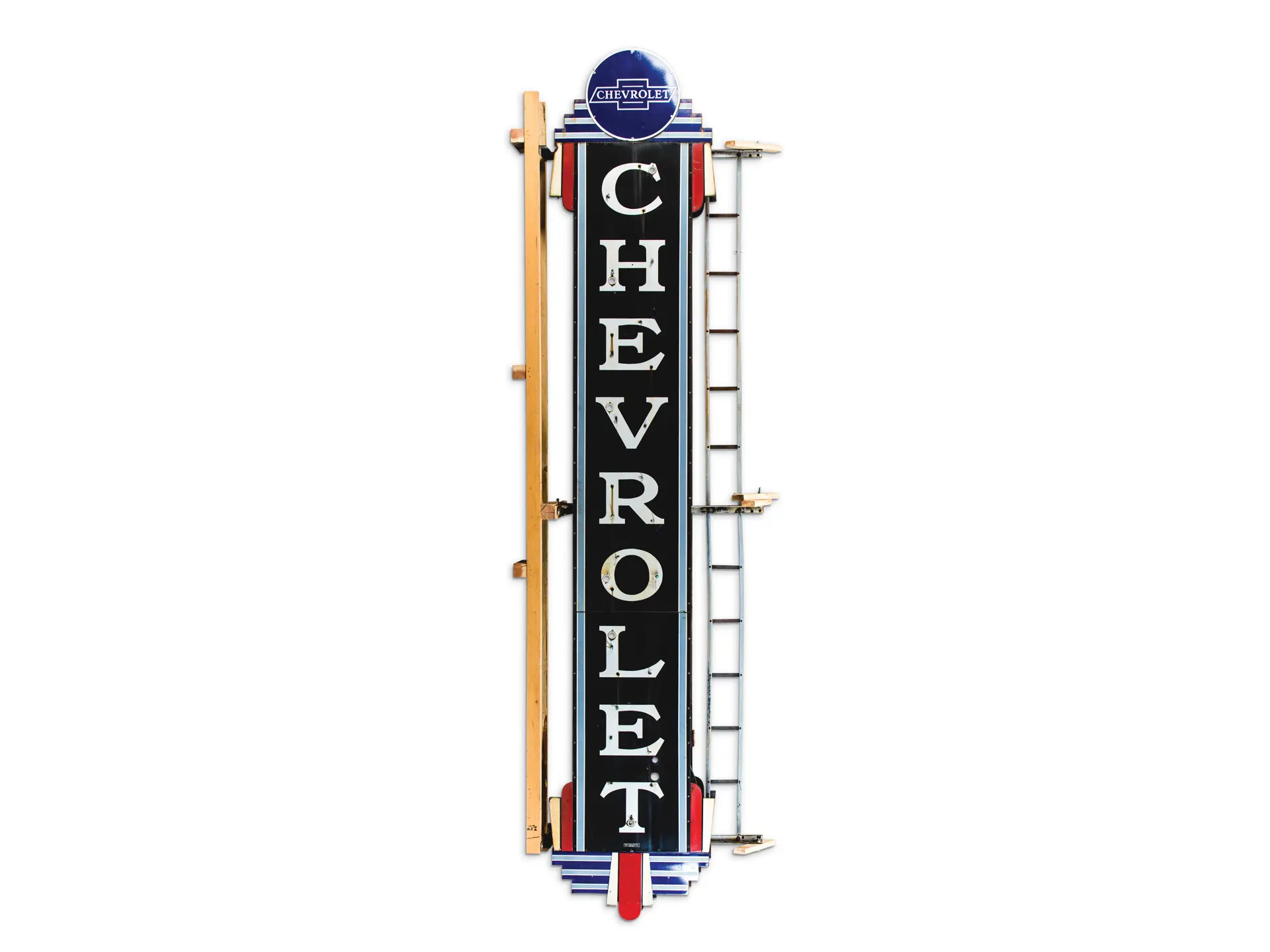 Chevrolet Vertical Neon Signs Mounted Back-To-Back | Auburn Spring 2019 ...