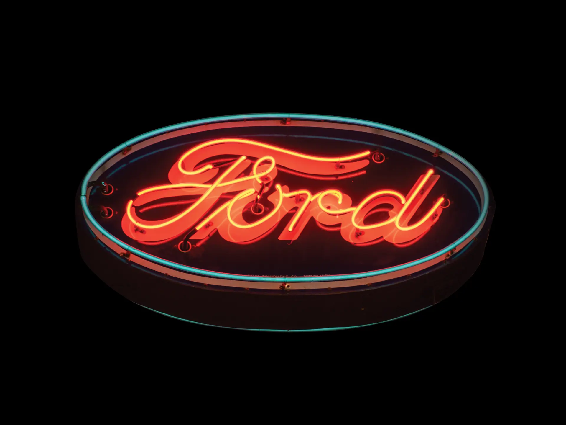 Ford Double-Sided Porcelain Neon Sign | Auburn Fall 2019 | RM Sotheby's