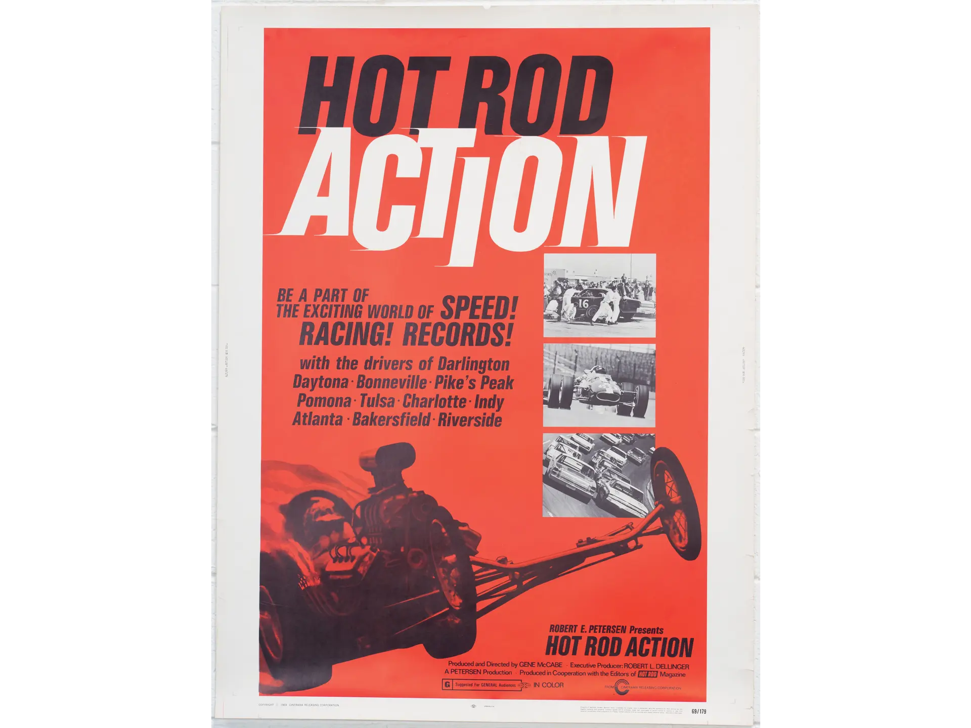 “Hot Rod Action” Original Movie Poster | California 2015 | RM Sotheby's
