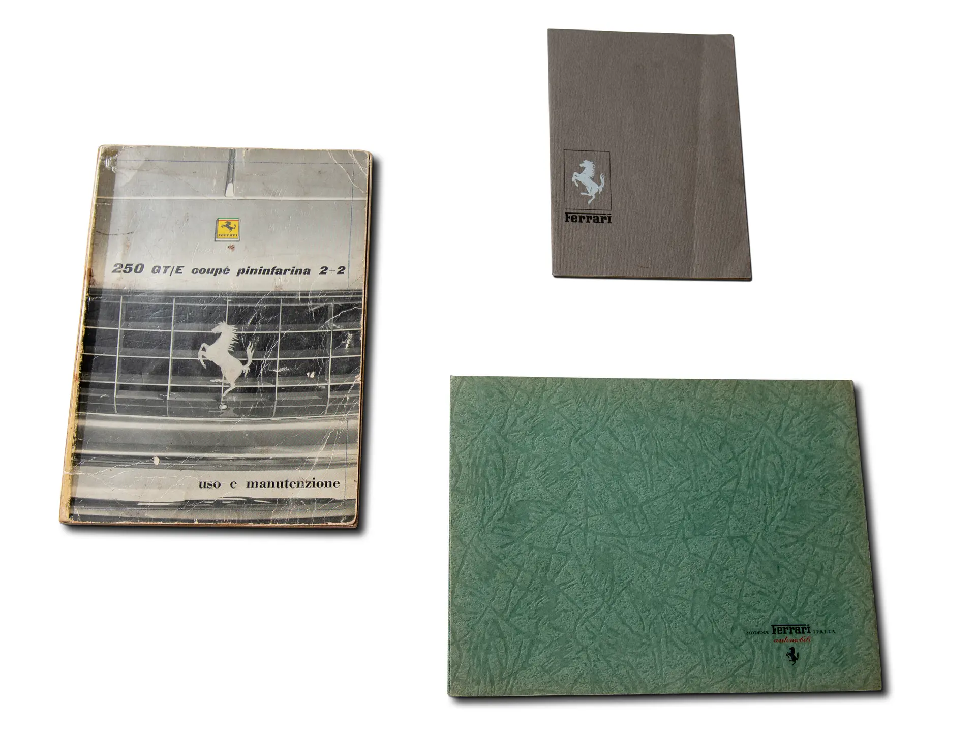 Ferrari 250 GT Owner's Manual Set with Folio, Signed | Open Roads, Fall ...