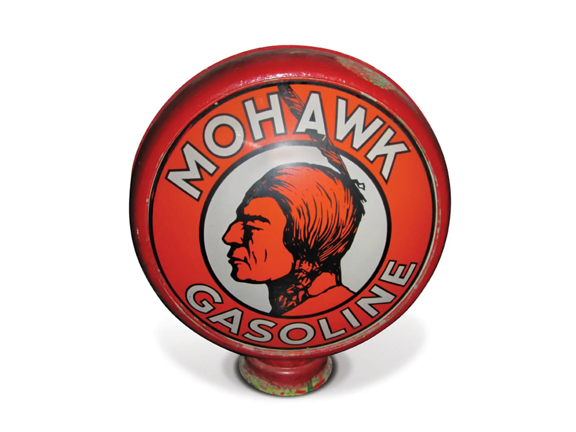 Mohawk Gasoline 15" Metal Body Globe Complete with Both Lenses | Auburn ...