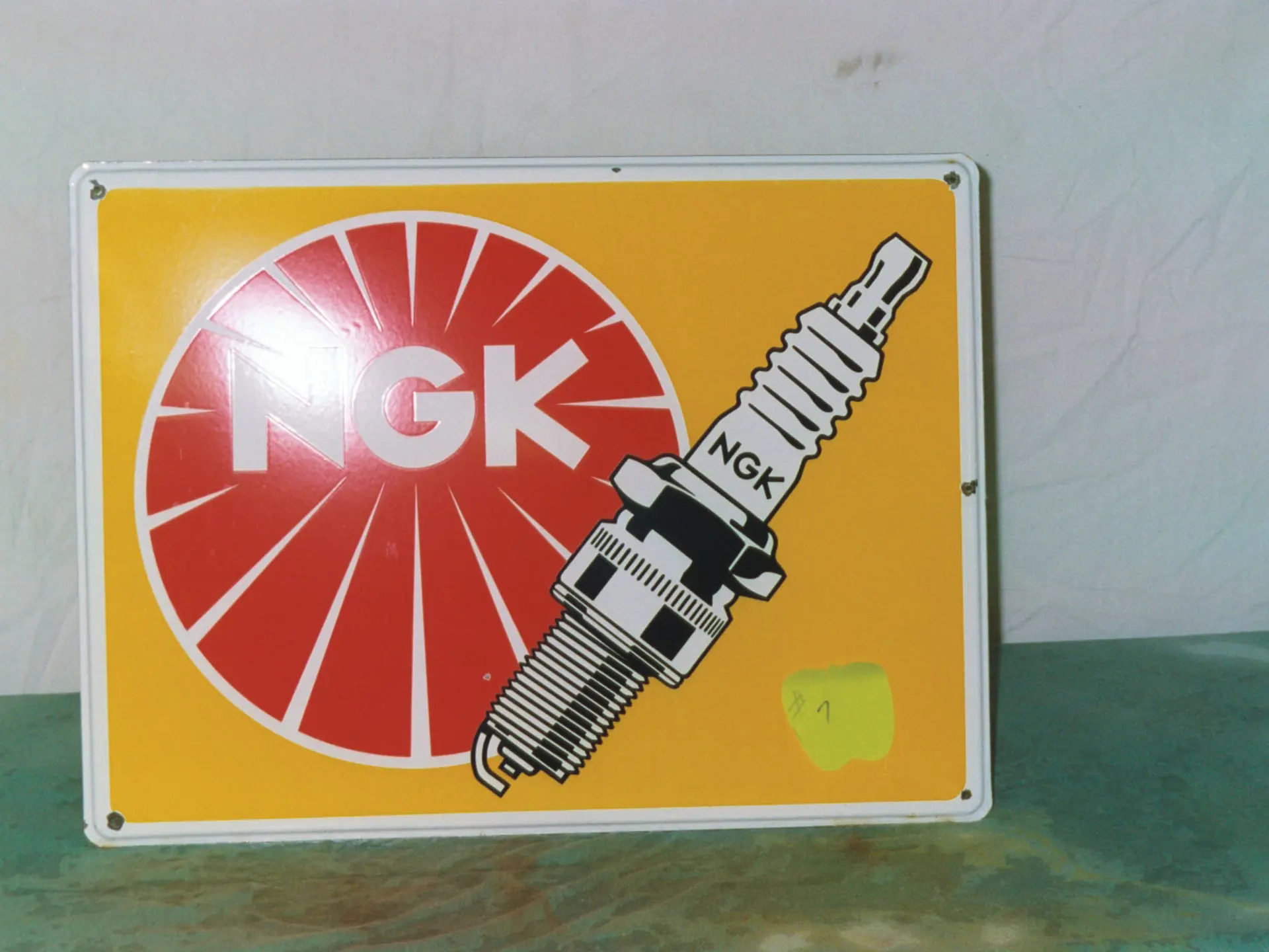 1960's NGK Spark Plug Porcelain Sign | The Florida Collector Car ...