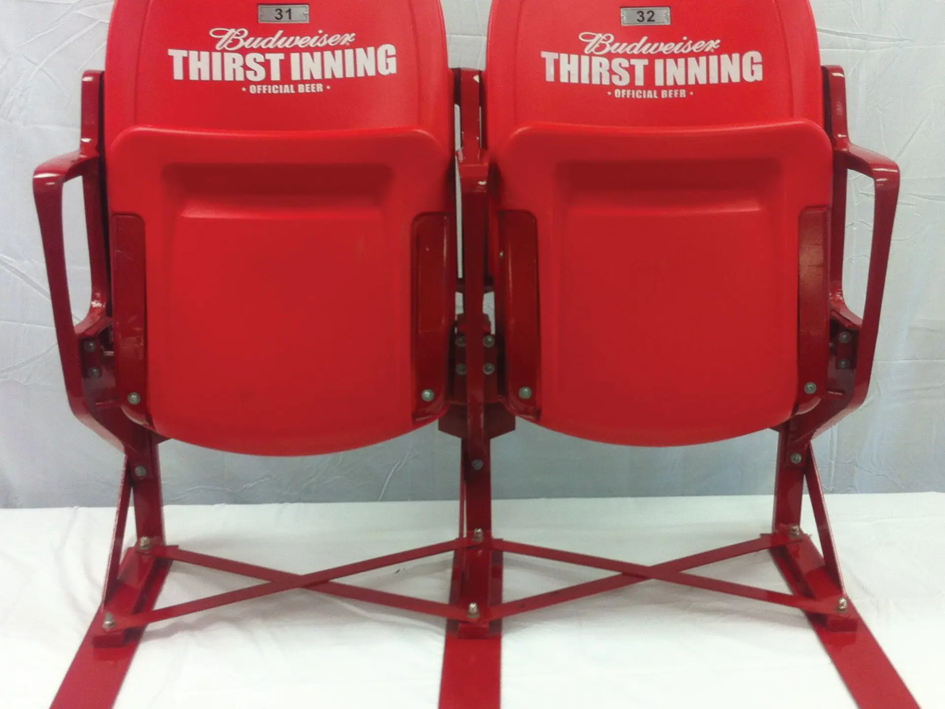 Pair of Budweiser Promotional Stadium Seats | Auburn Fall 2014 | RM ...