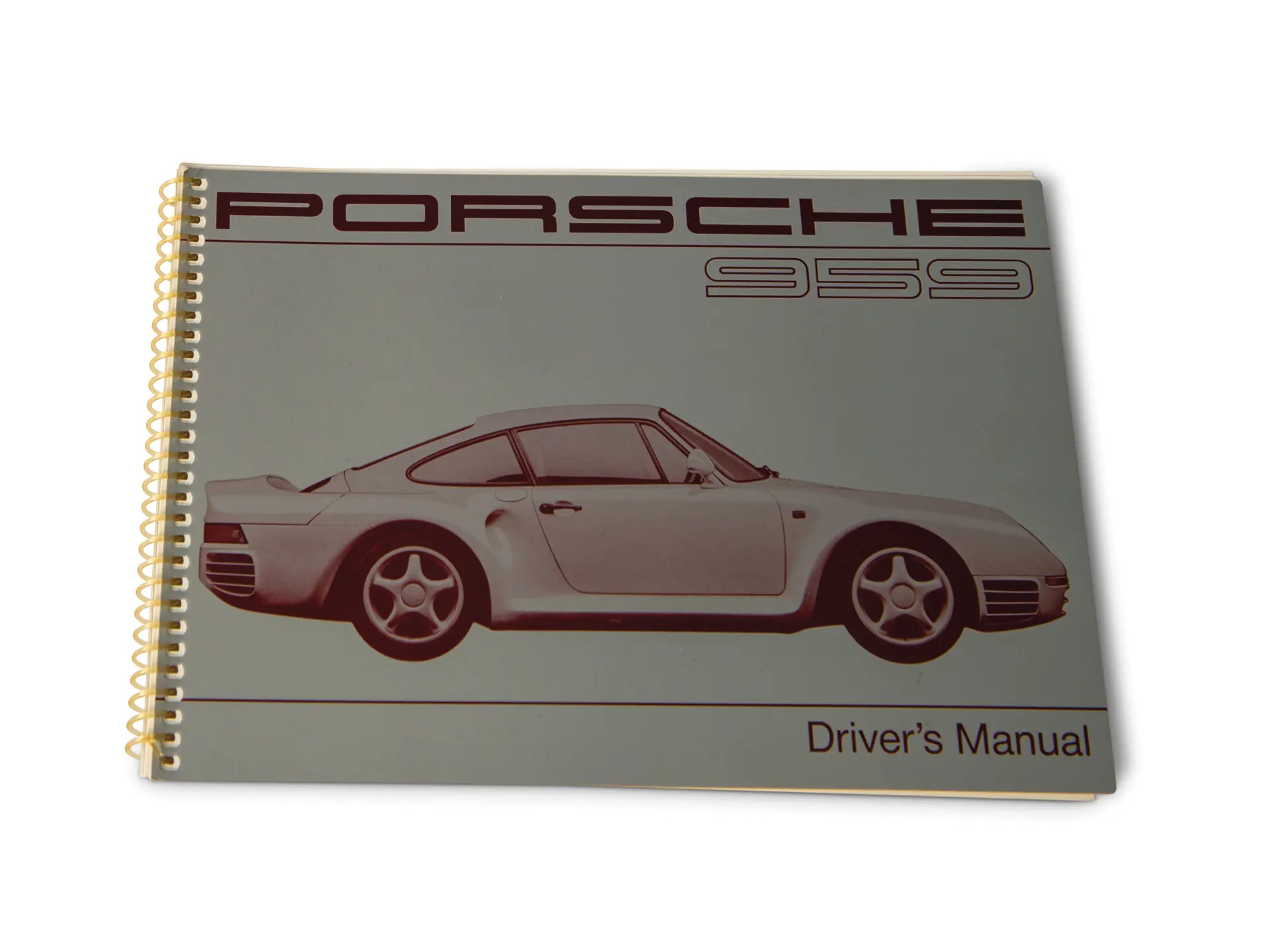 Porsche 959 Driver's Manual | The Taj Ma Garaj Collection | RM Sotheby's