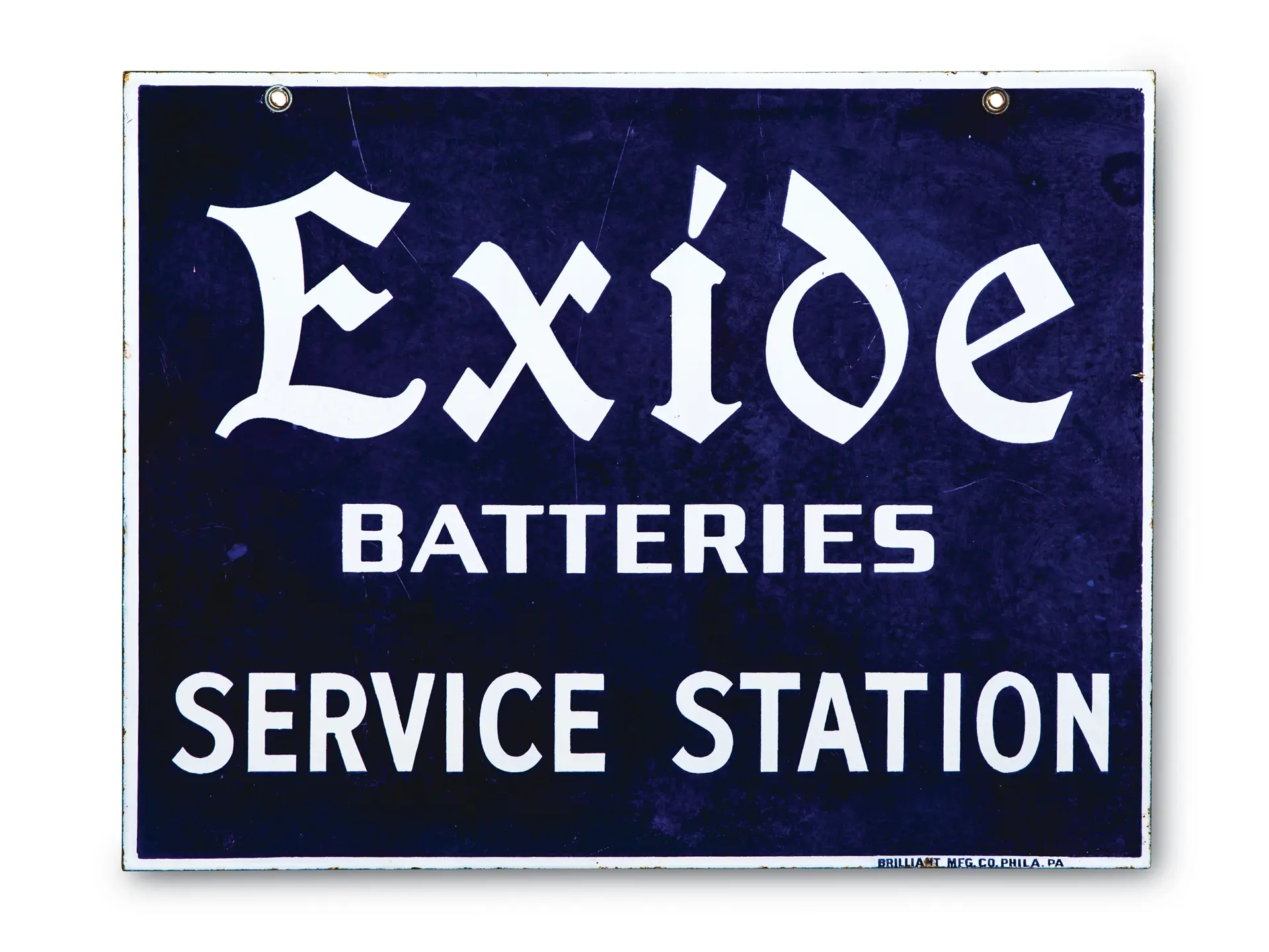 Exide Batteries Service Station Sign | Auburn Spring 2019 | RM Sotheby's