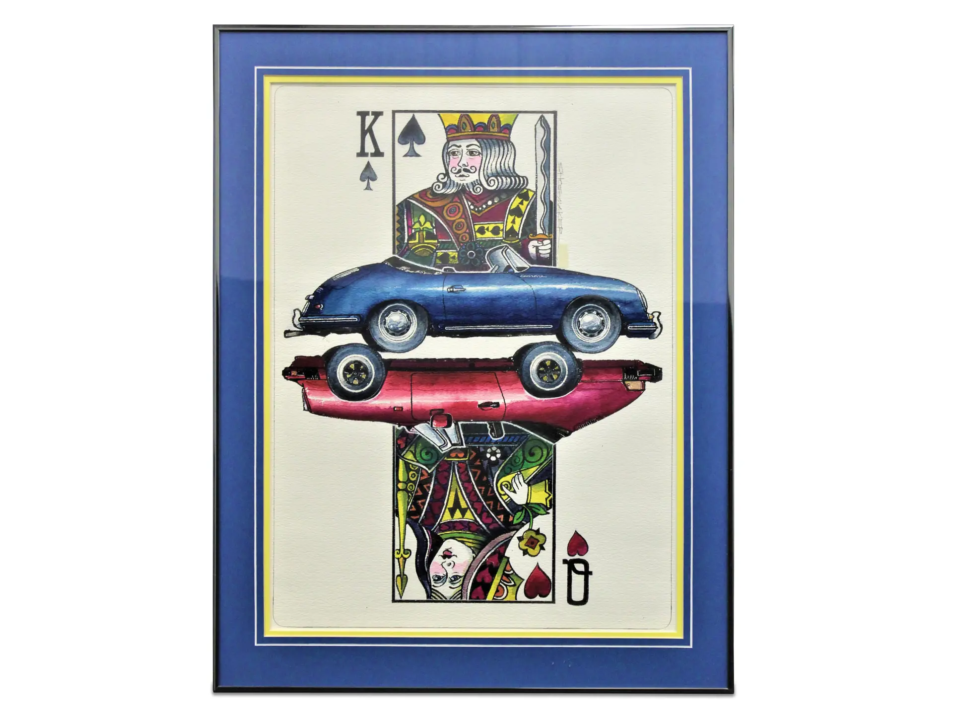 Porsche King & Queen by Howard Shoemaker, 1984 | The Porsche 70th ...