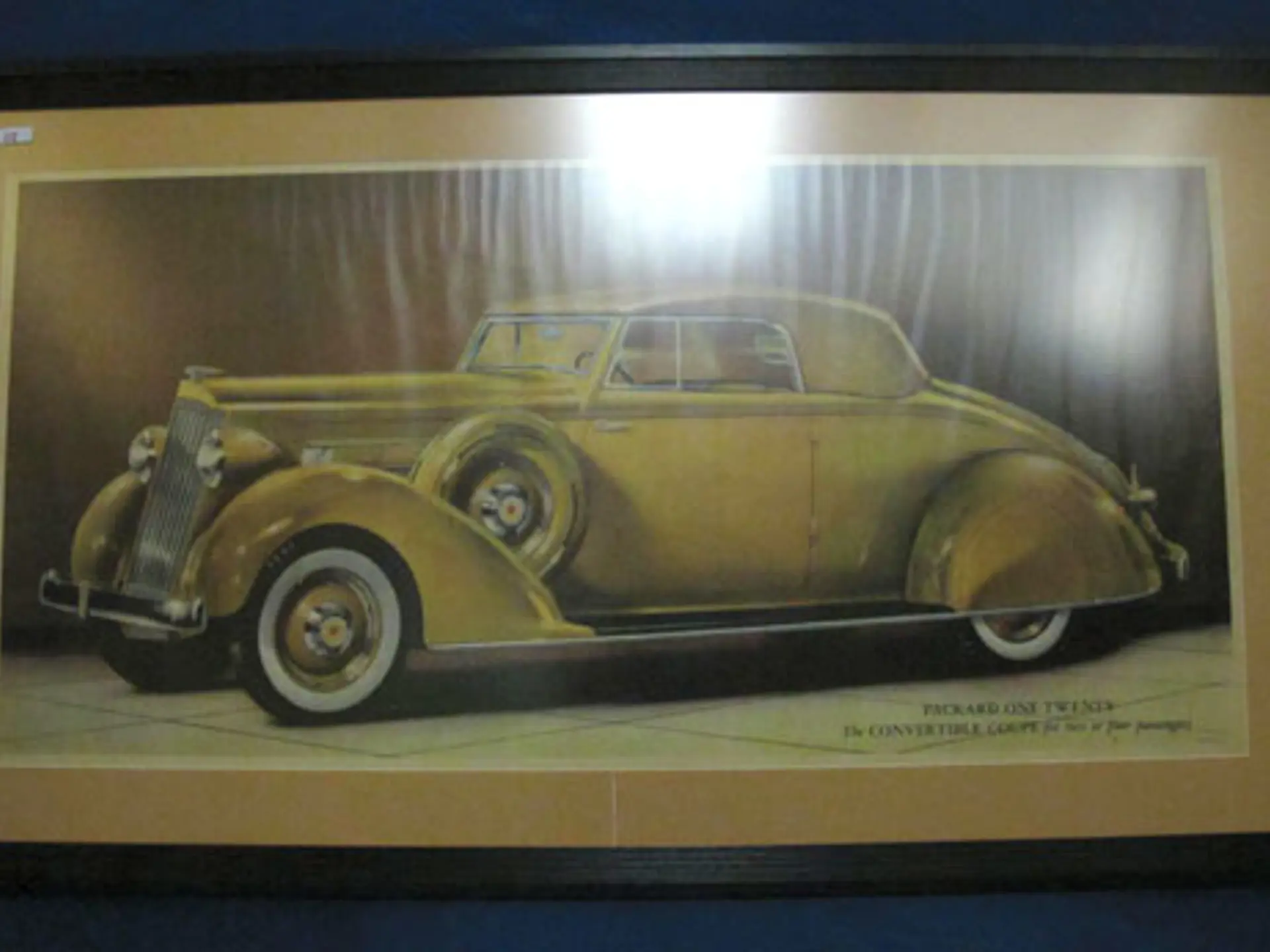 Packard 120 Convertible Large Poster | Auburn Fall 2012 | RM Sotheby's