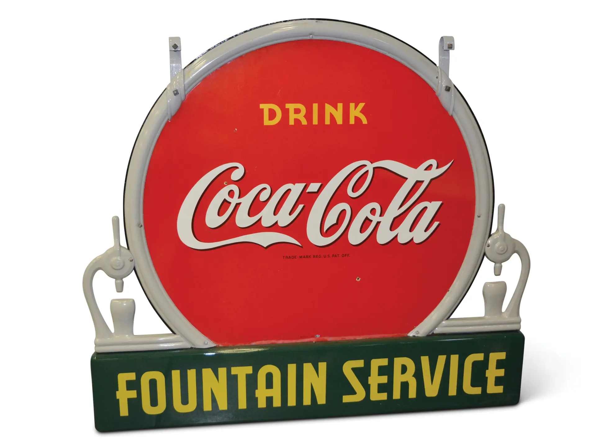 Drink Coca-Cola Fountain Service with Spickets Multi-Piece Porcelain ...