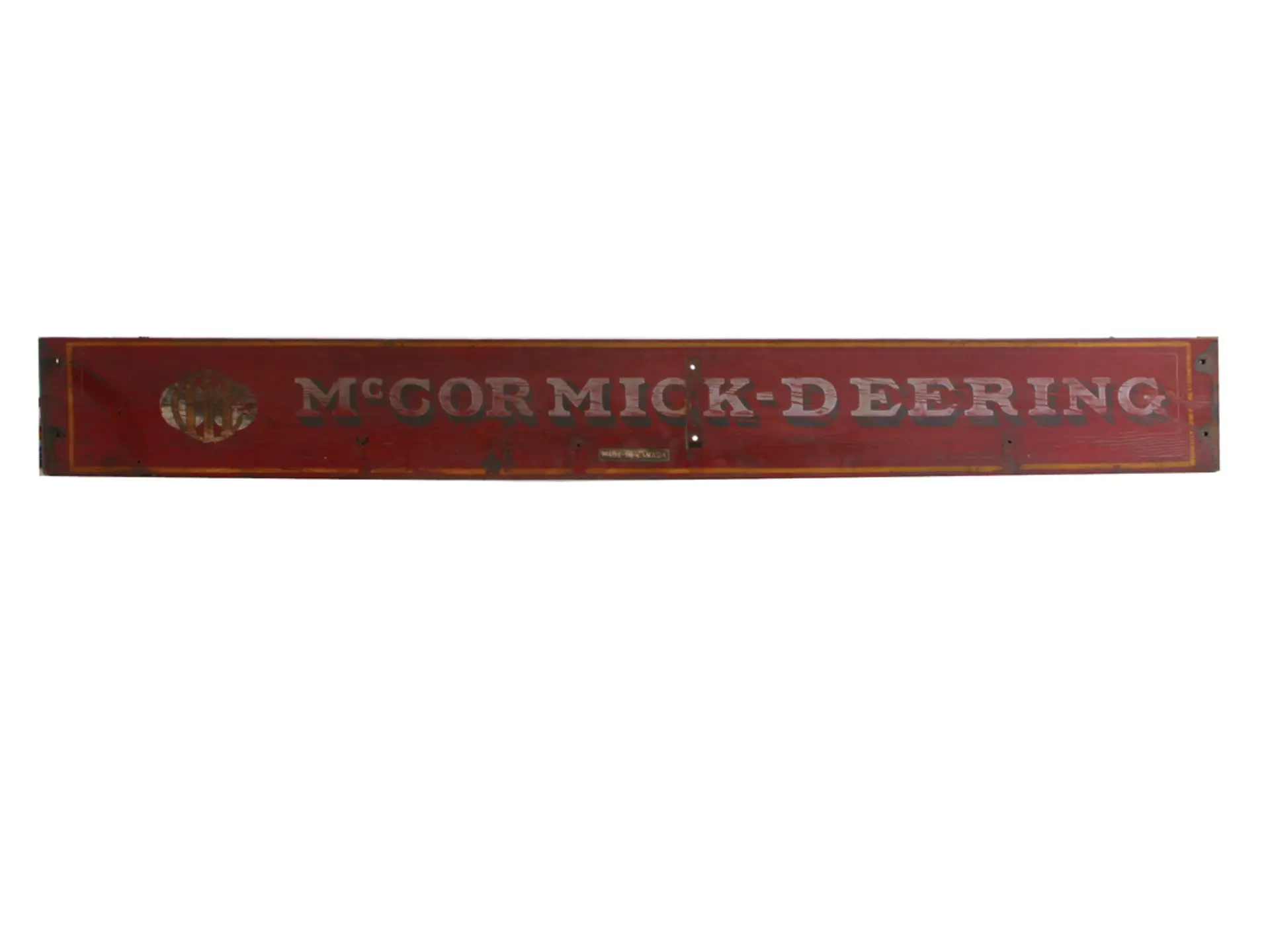 MCCORMICK-DEERING SIGN | Private Collection of Tom & Marlene Stackhouse ...