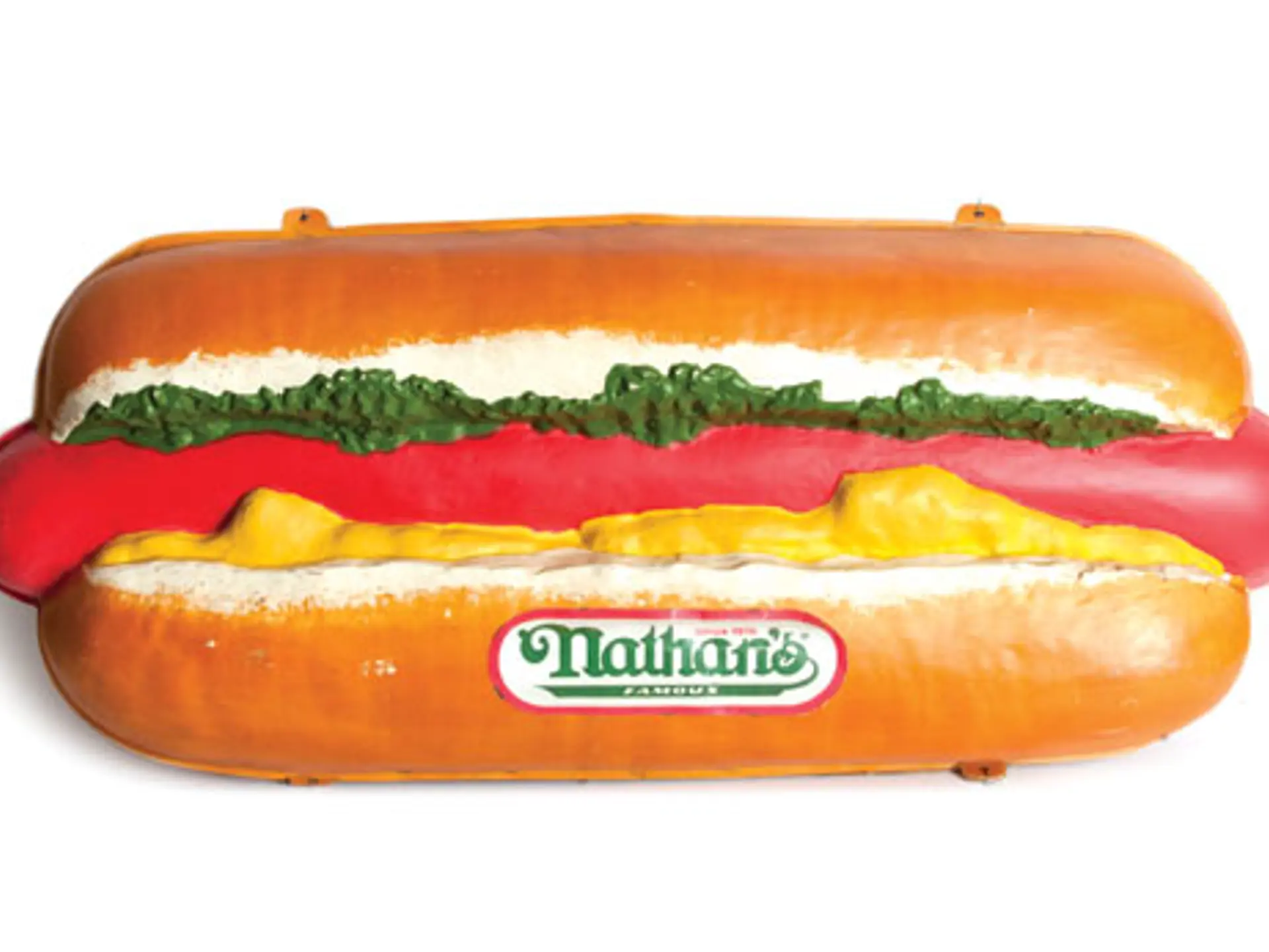 Large Nathan’s Hot Dog Display Piece circa 1960's (10" X 17" X 43 ...