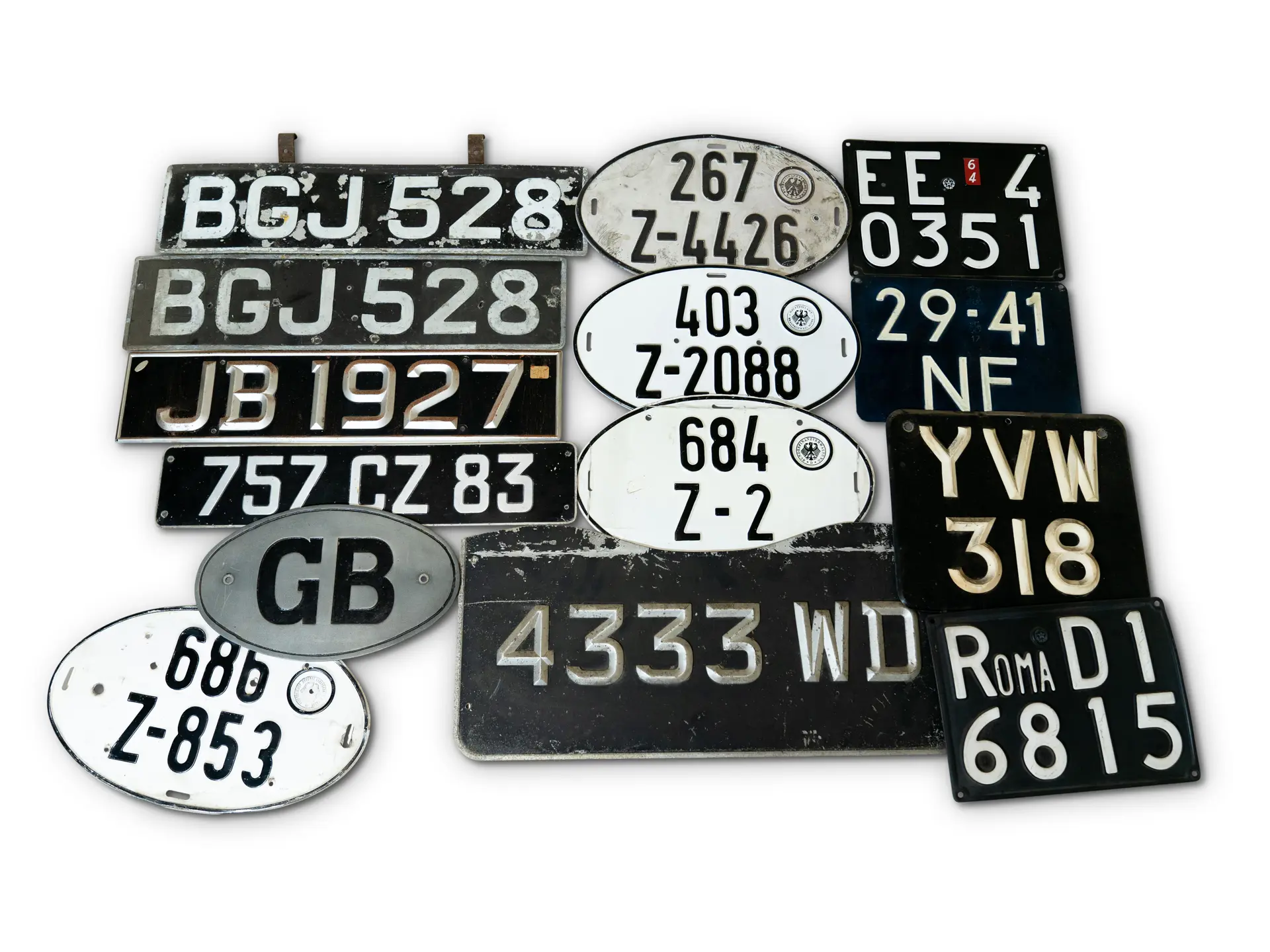 Selection of Foreign License Plates | THE MITOSINKA COLLECTION | RM ...