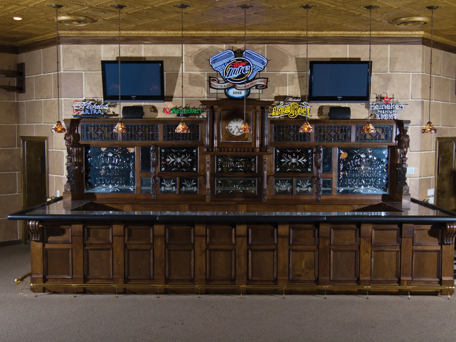 Modern Italian Bar and Assorted Oak Pillars and Trim | The John ...