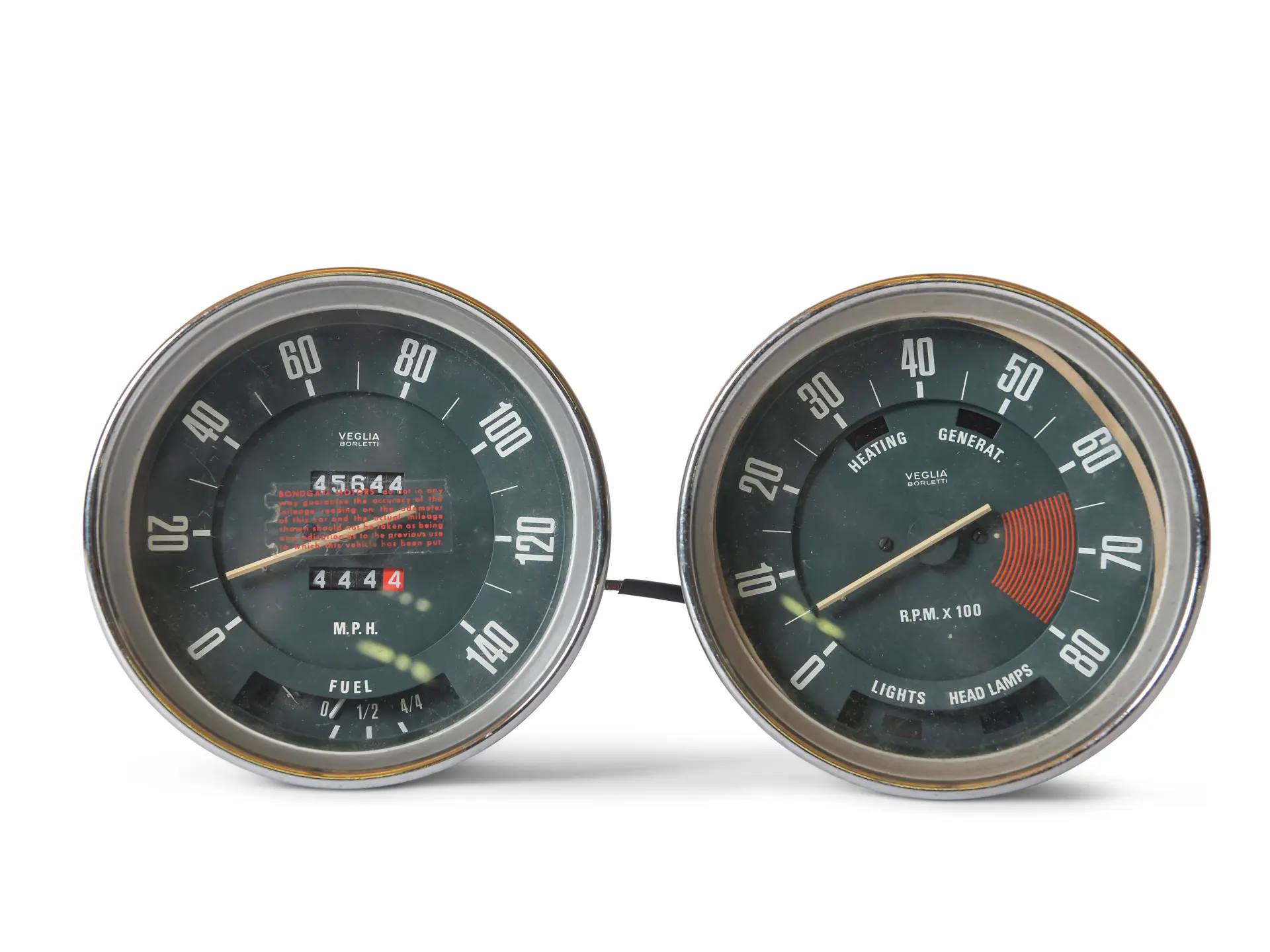 Alfa Romeo Giulia Super Speedometer and Tachometer | The Garagista ...