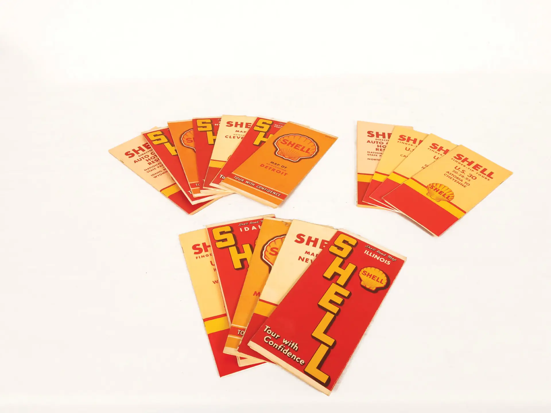 Group of Shell Oil Road Maps | Auburn Memorabilia Auction | RM Sotheby's