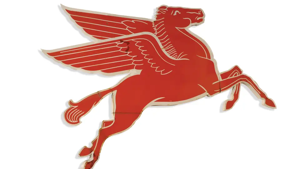 MOBIL PEGASUS SIGN | The Ponder Collection | RM Sotheby's