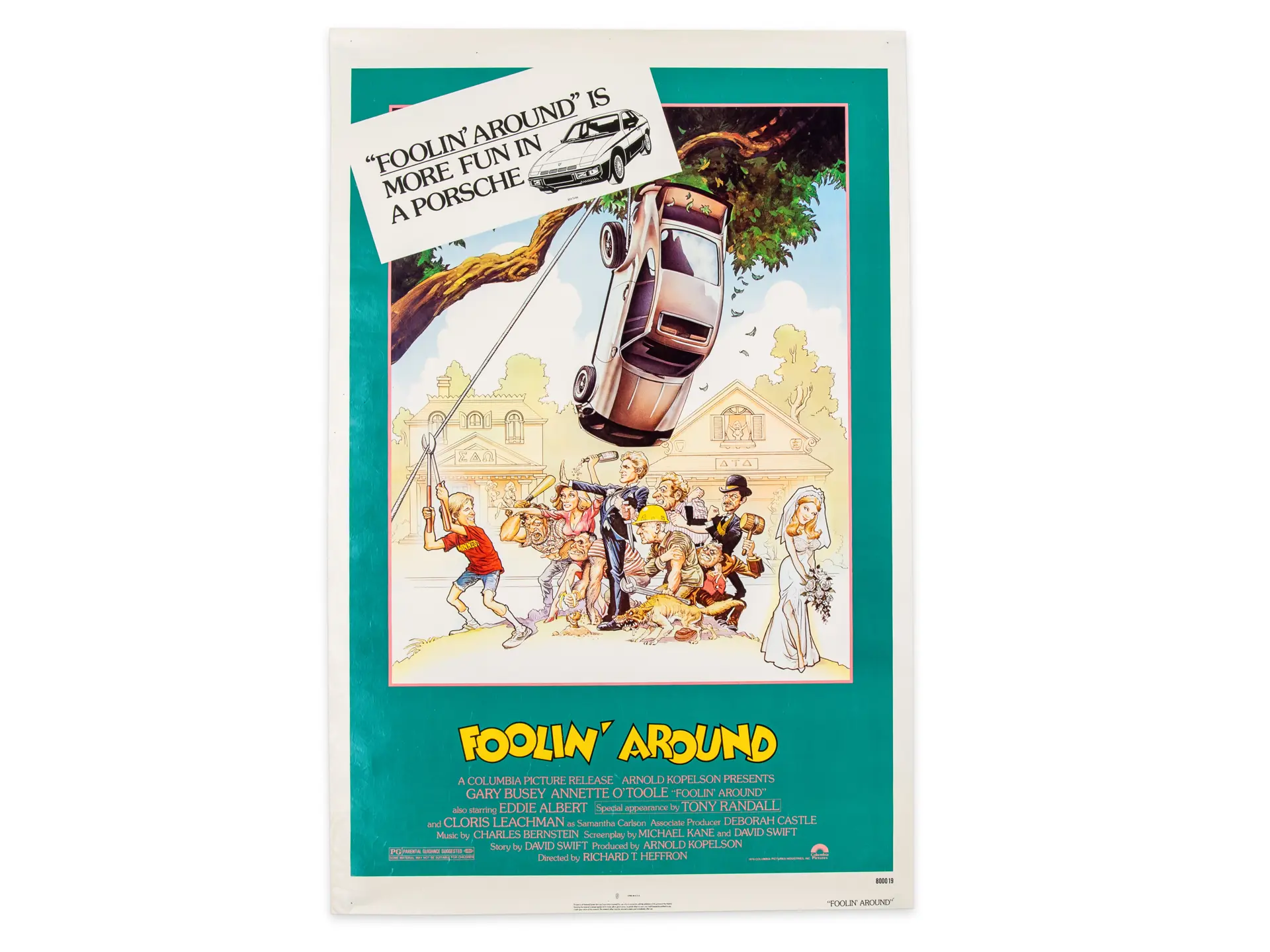 "Foolin’ Around" Movie Poster Featuring the Porsche 924 Turbo | The ...