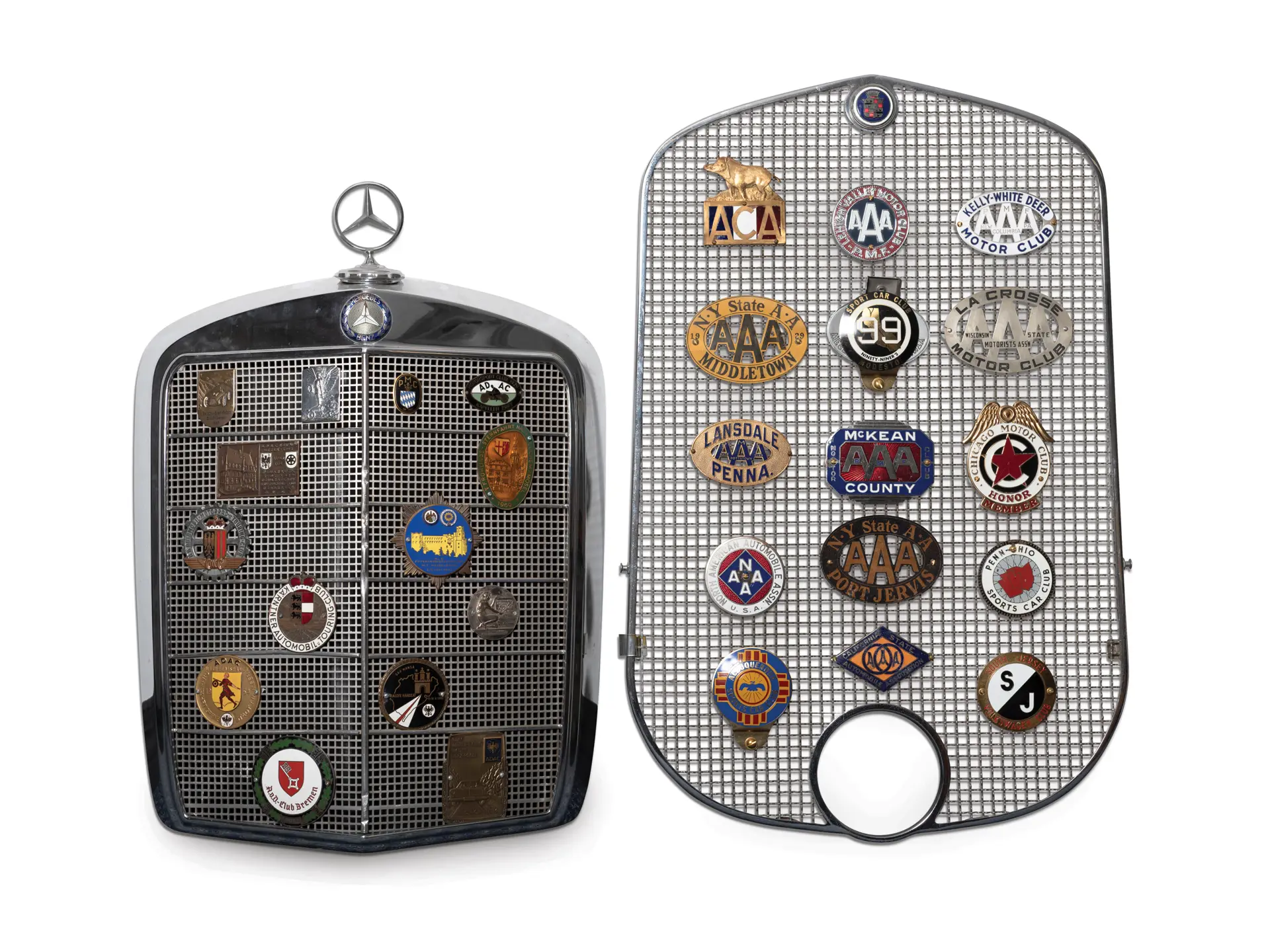 Mercedes-Benz Radiator and Grille Guard with Badges | The Guyton ...